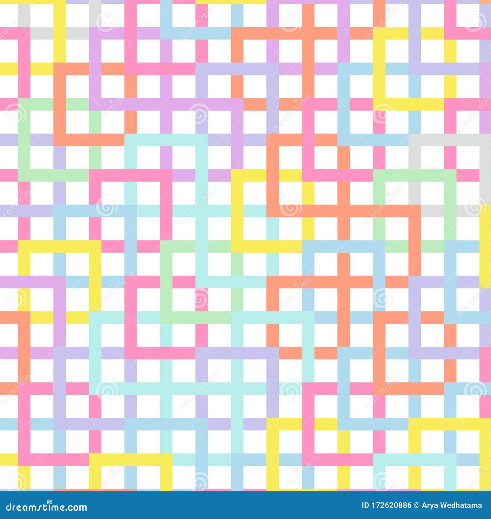 Colorful Background with Squares, Abstract, Illustrator Geometric ...