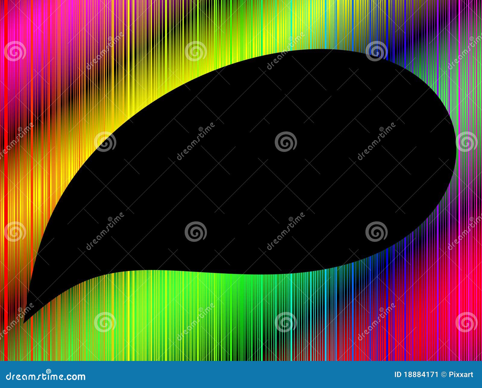 Colorful Background with Tear Shaped Copy Space Stock Vector ...