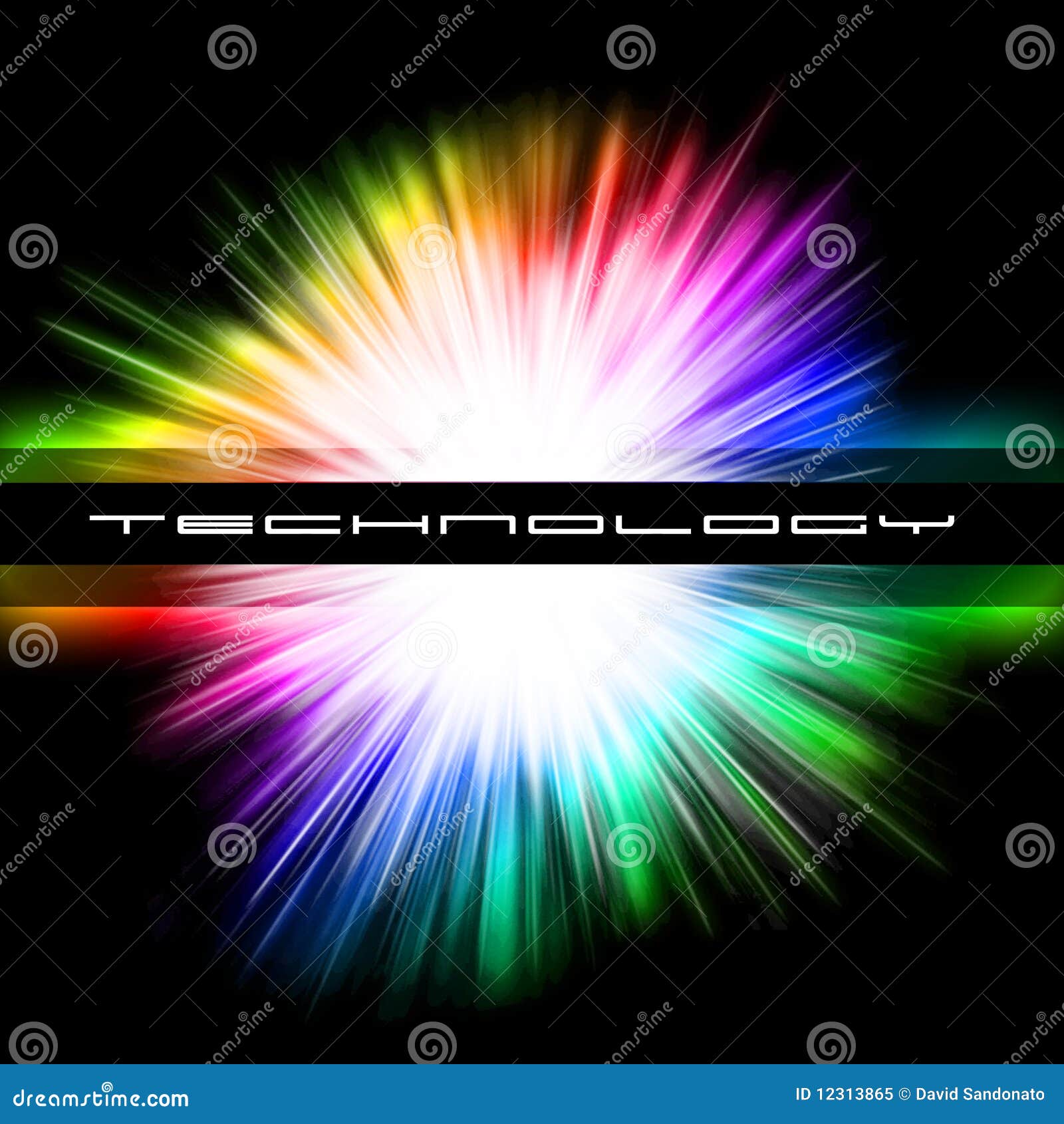 Colorful Background for Technology Flyers Stock Illustration ...