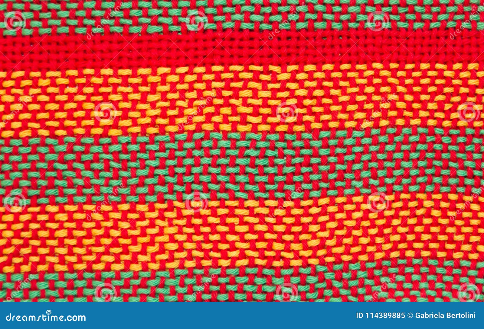 Colorful Background Texture of Weaves on Loom Stock Image - Image of ...