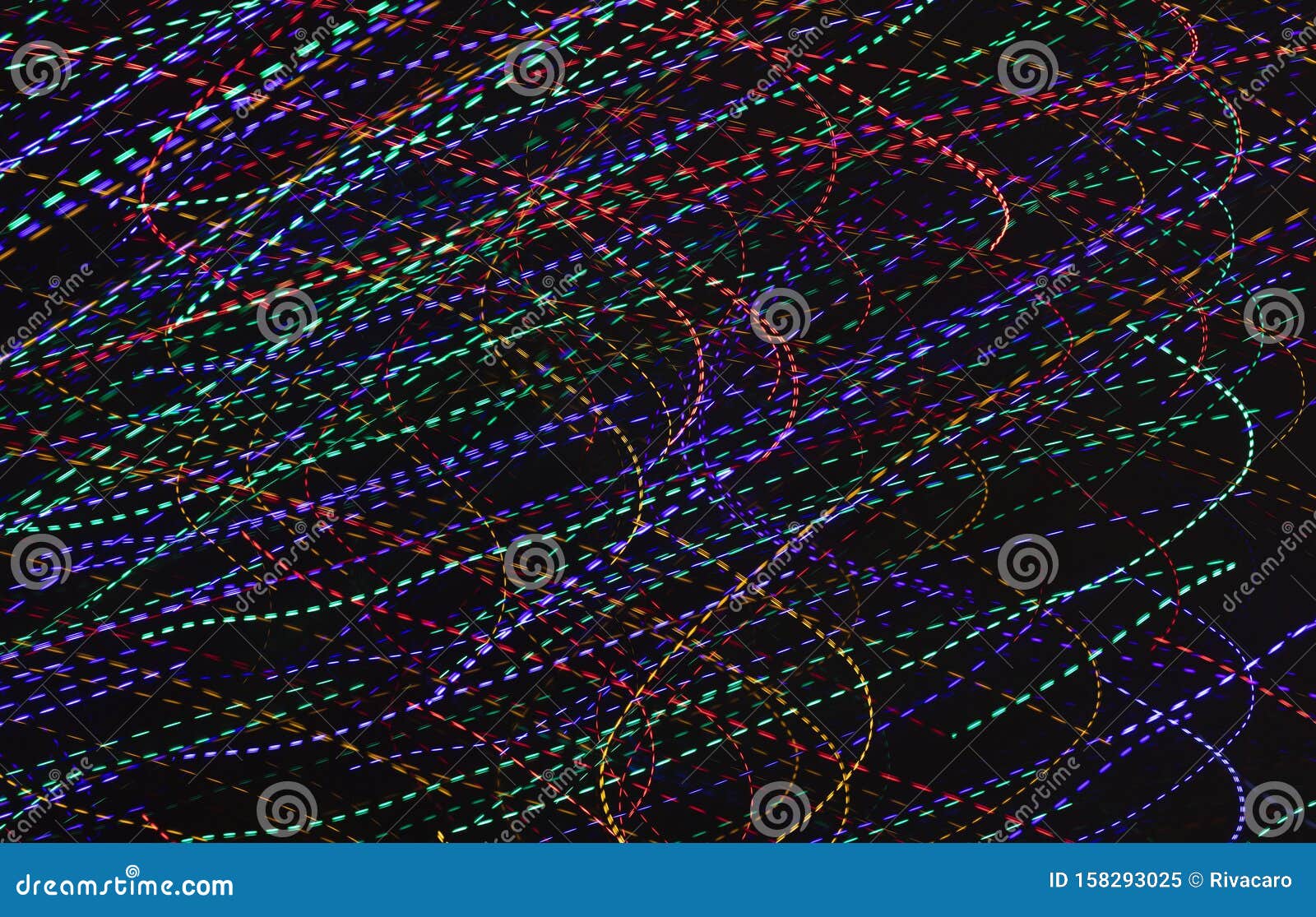 Colorful Background of Tiny Lights Stock Image - Image of drawing ...