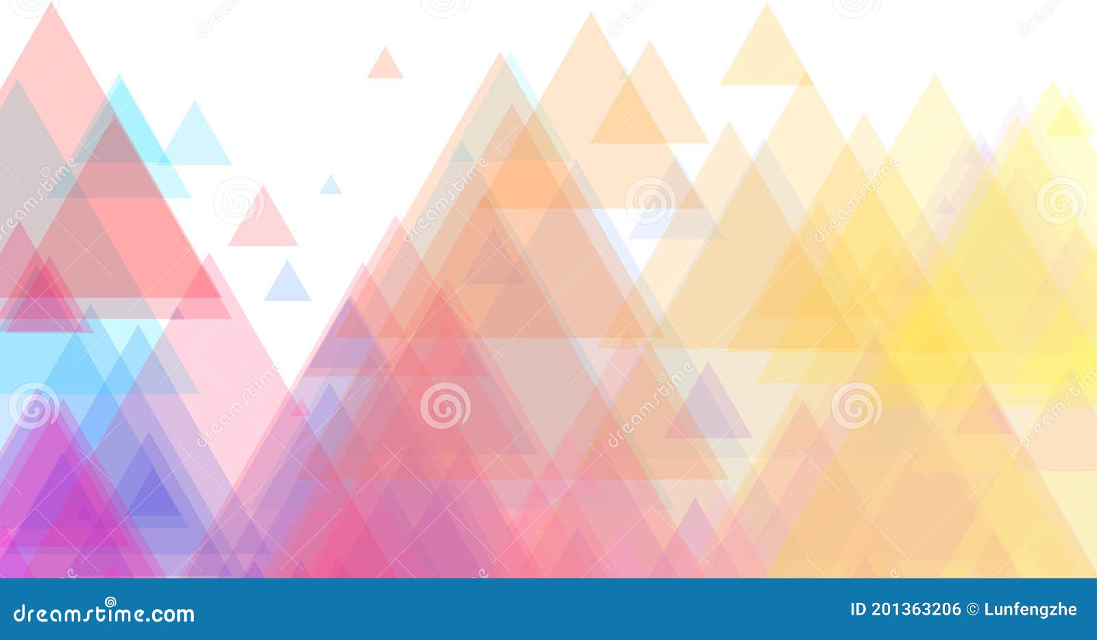 Colorful Background in Triangle, Perfect for Slides Creation Stock ...
