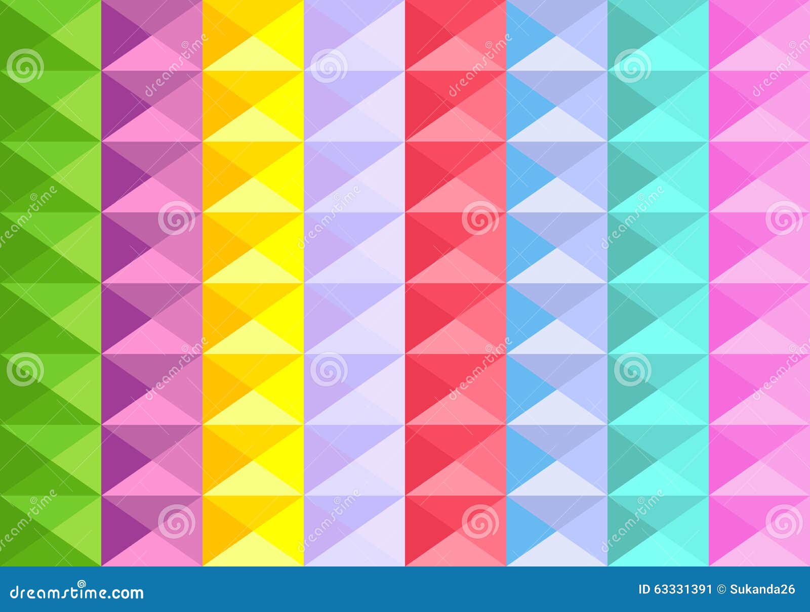 Colorful Background of Triangles Low Poly Stock Vector - Illustration ...