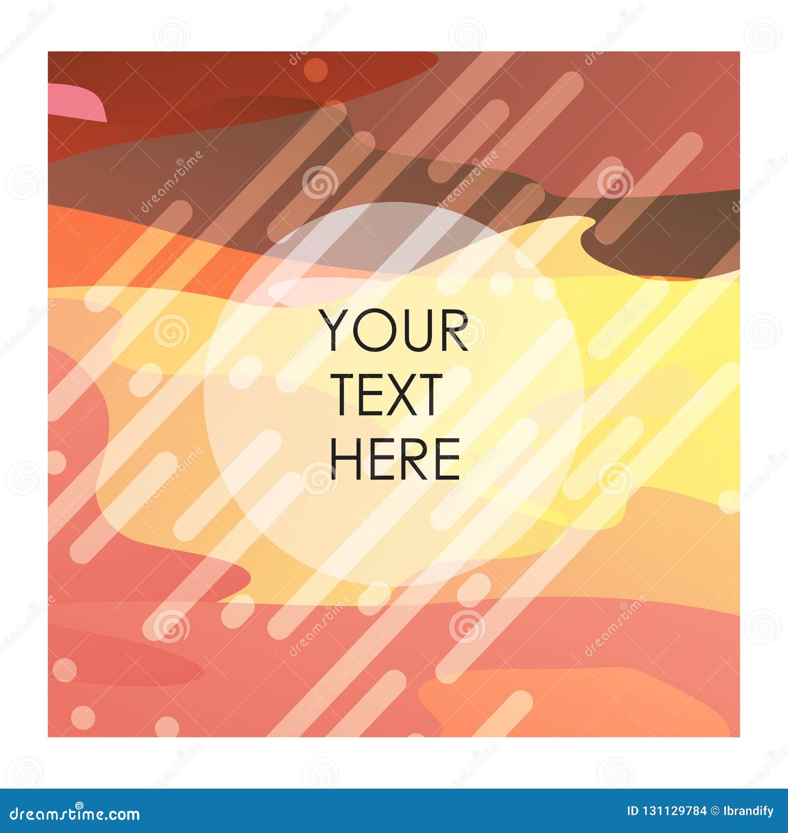Colorful Background with Typography Vector Stock Vector - Illustration ...