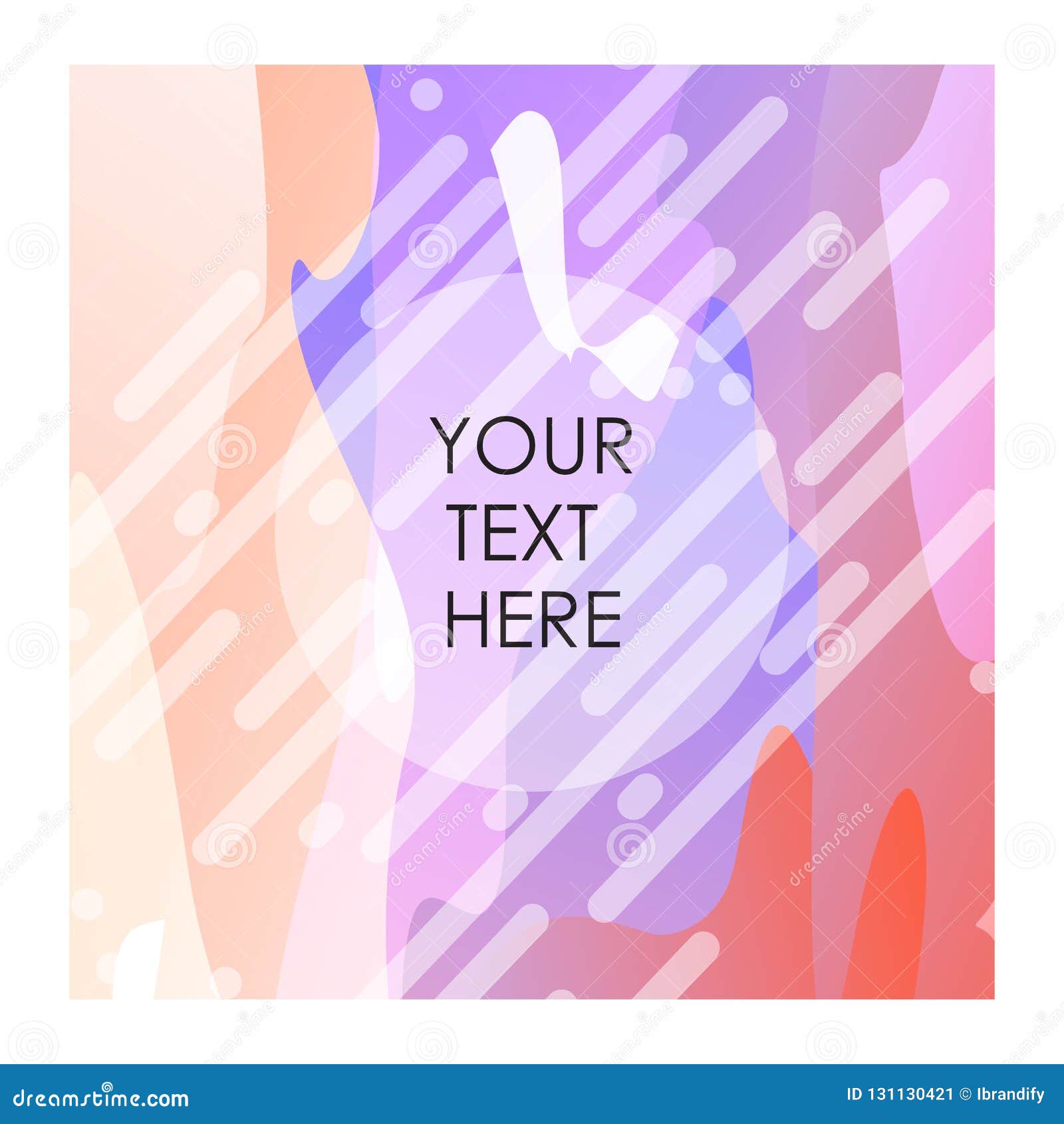 Colorful Background with Typography Vector Stock Vector - Illustration ...