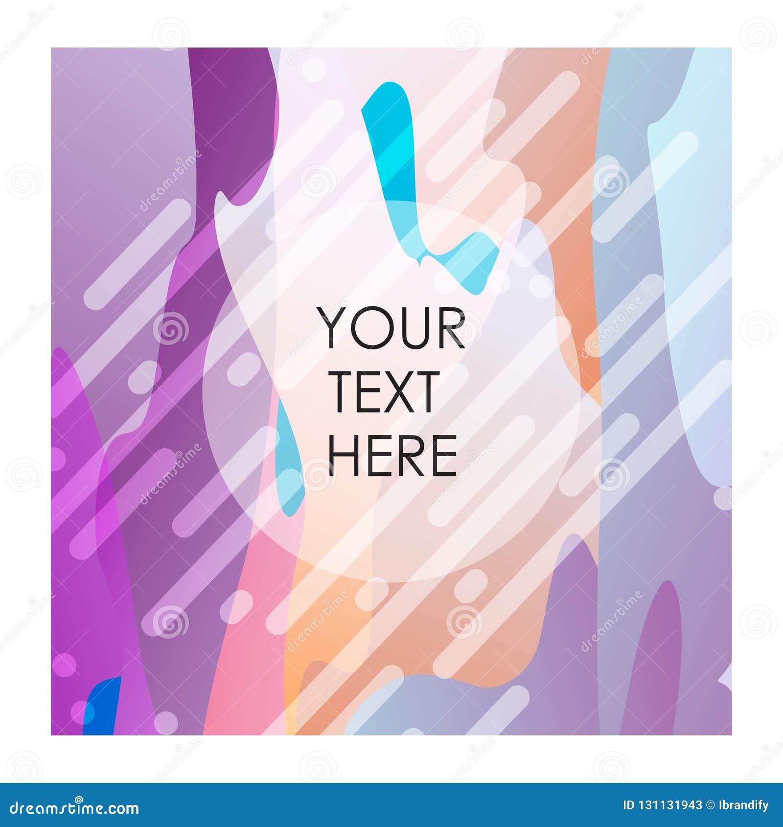 Colorful Background with Typography Vector Stock Vector - Illustration ...