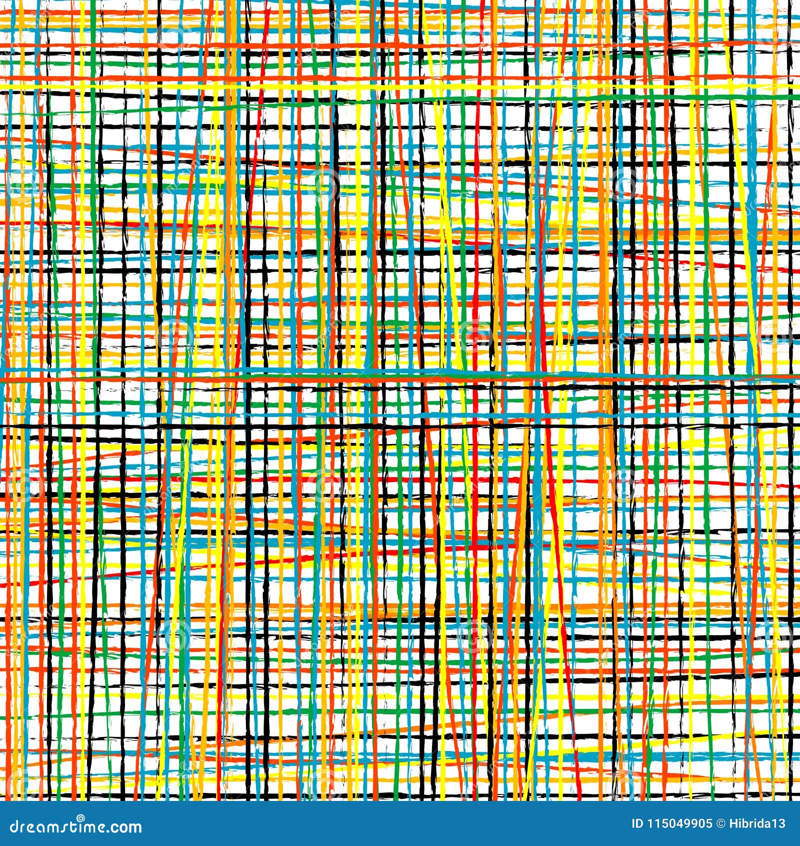 Red Vertical And Horizontal Lines Arranged Alternately.Pattern On White ...