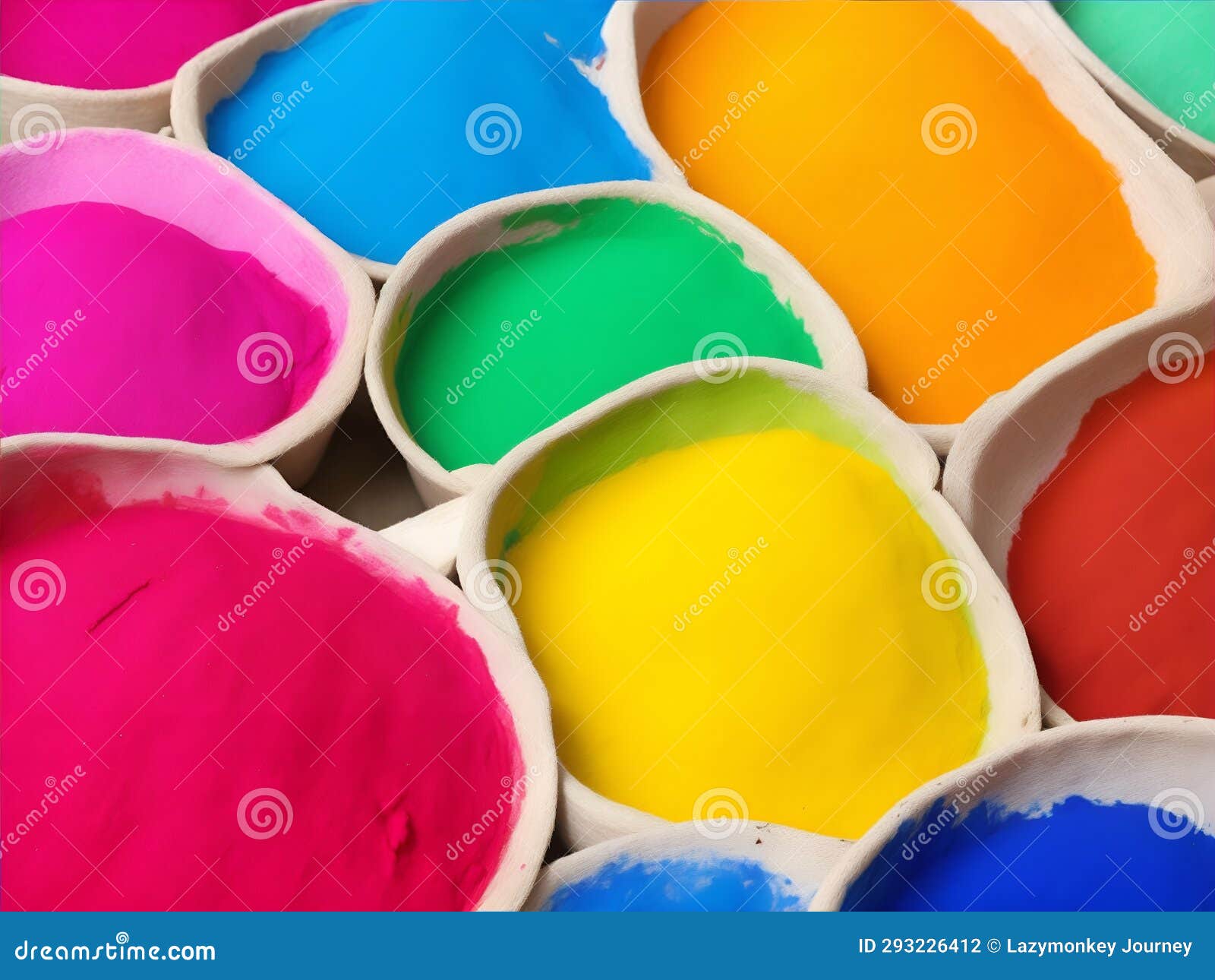 Colorful Background. Vivid Indian Dyes Stock Photo - Image of artist ...