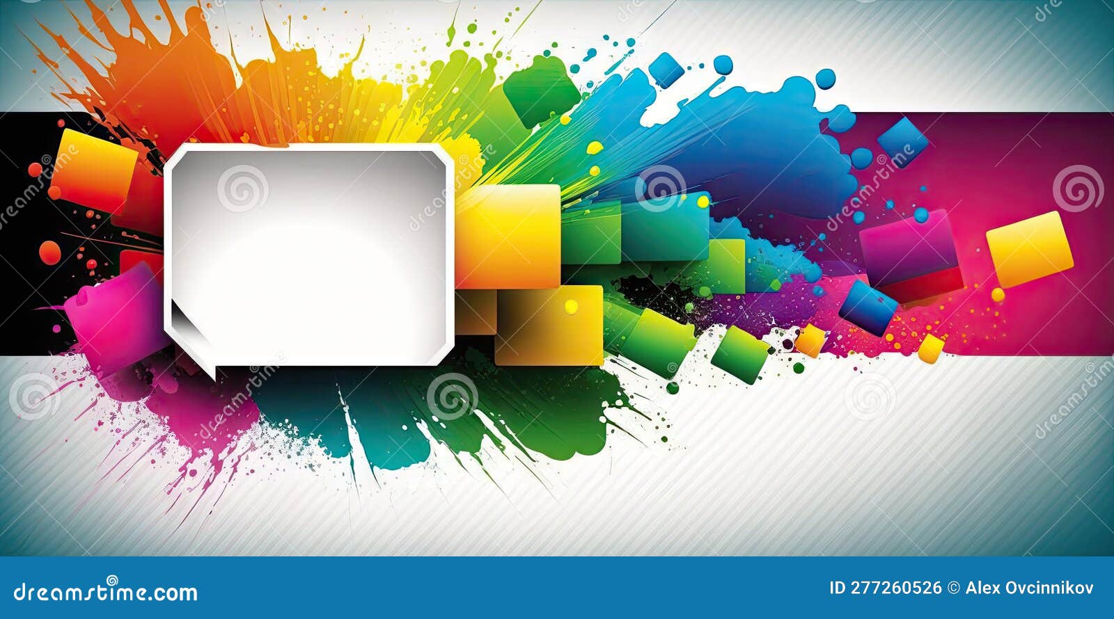 Colorful Background with White Text Boxes for Web Design. Stock ...