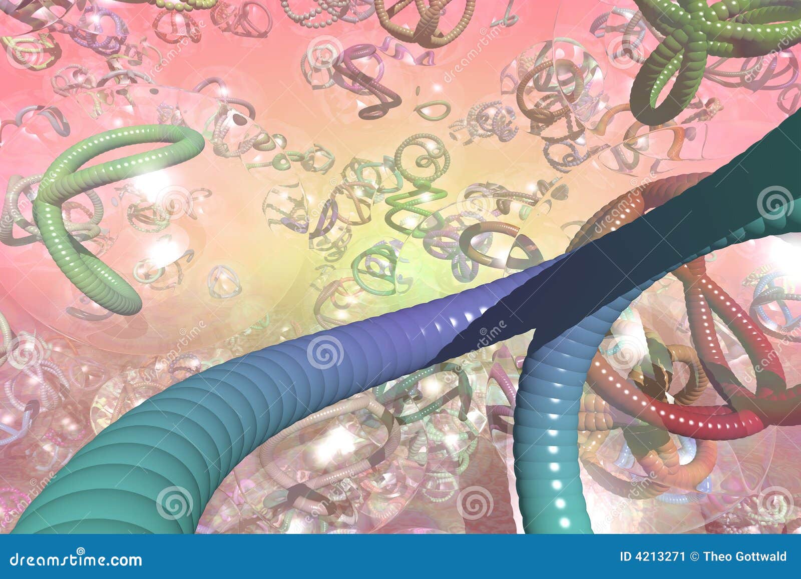 Bacteria Worms Vector Collection | CartoonDealer.com #16822039
