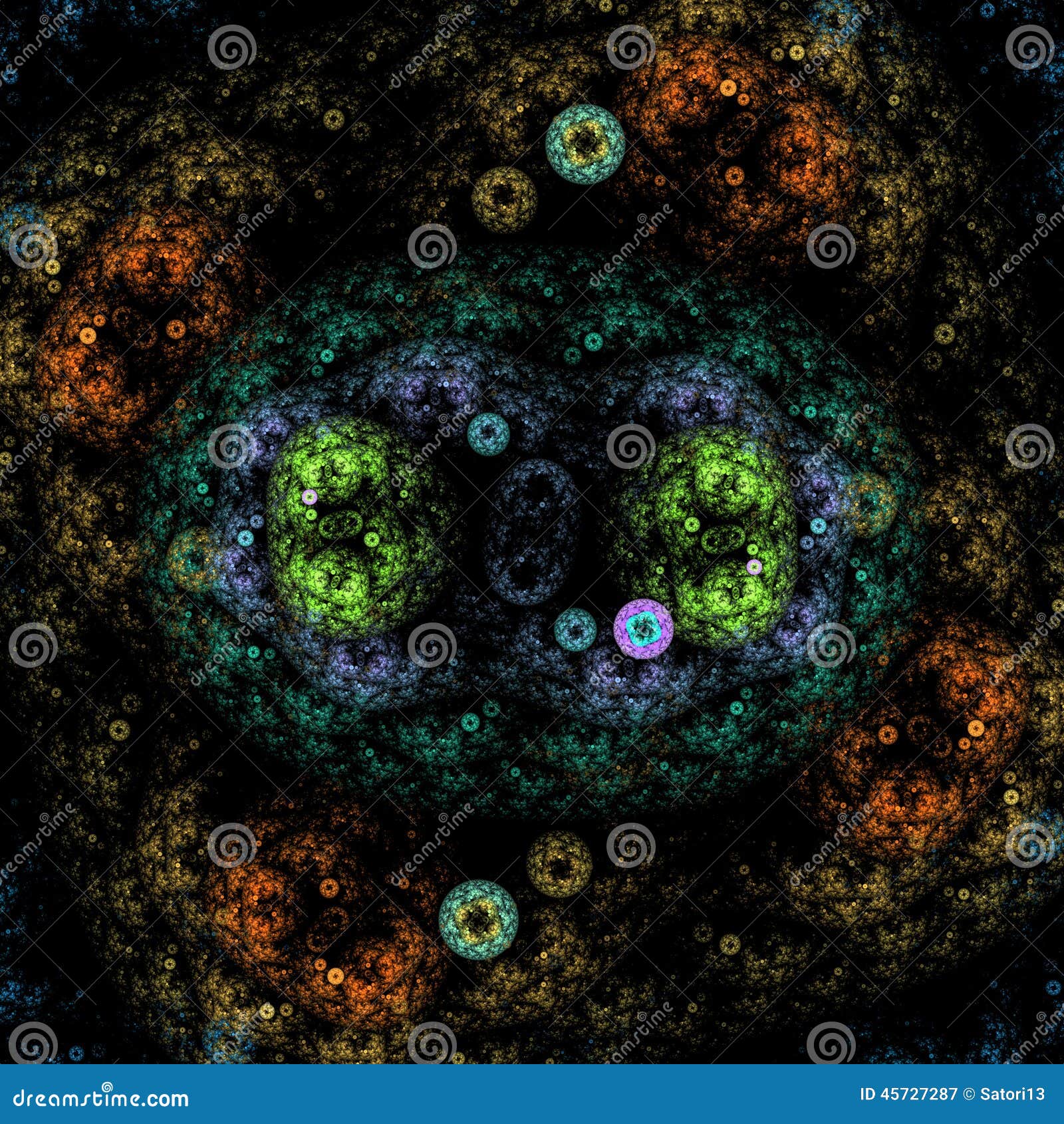 Colorful bacteria stock image. Image of organism, nocuous - 45727287