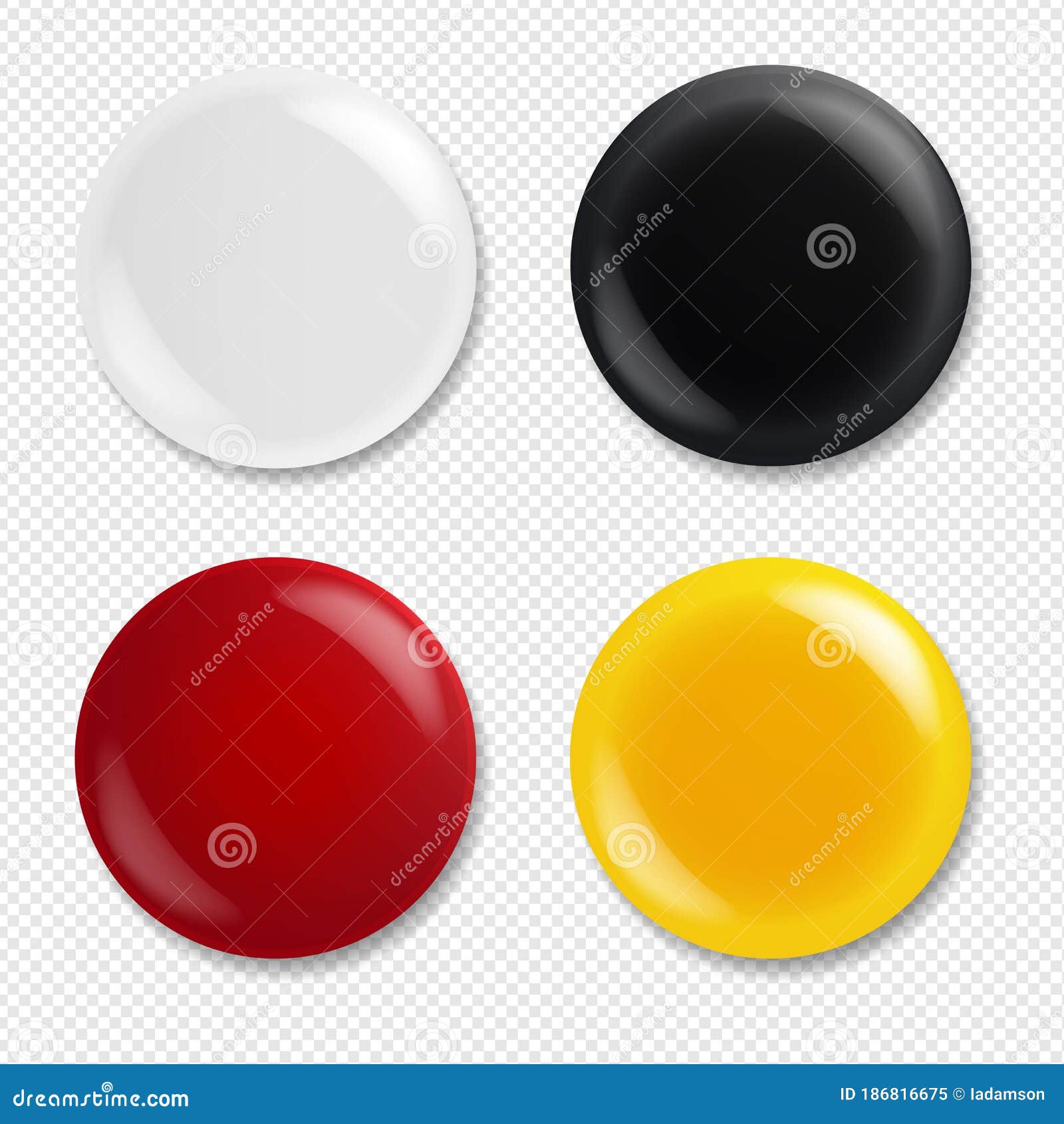 Colorful Badge Isolated Transparent Background Stock Vector ...