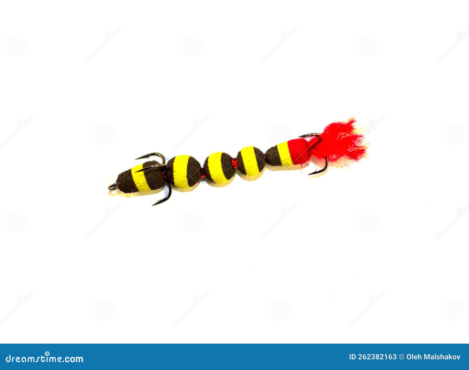 Colorful Bait for Catching Predatory Fish on White. Mandula. Stock ...