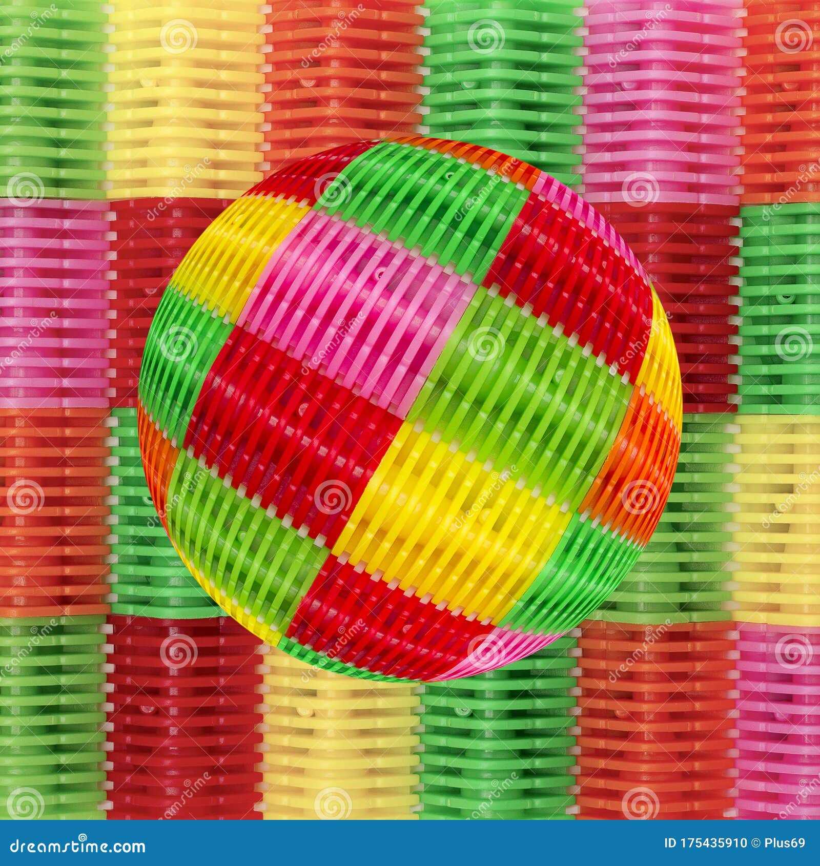Colorful Ball on an Abstract Background Stock Photo - Image of bright ...