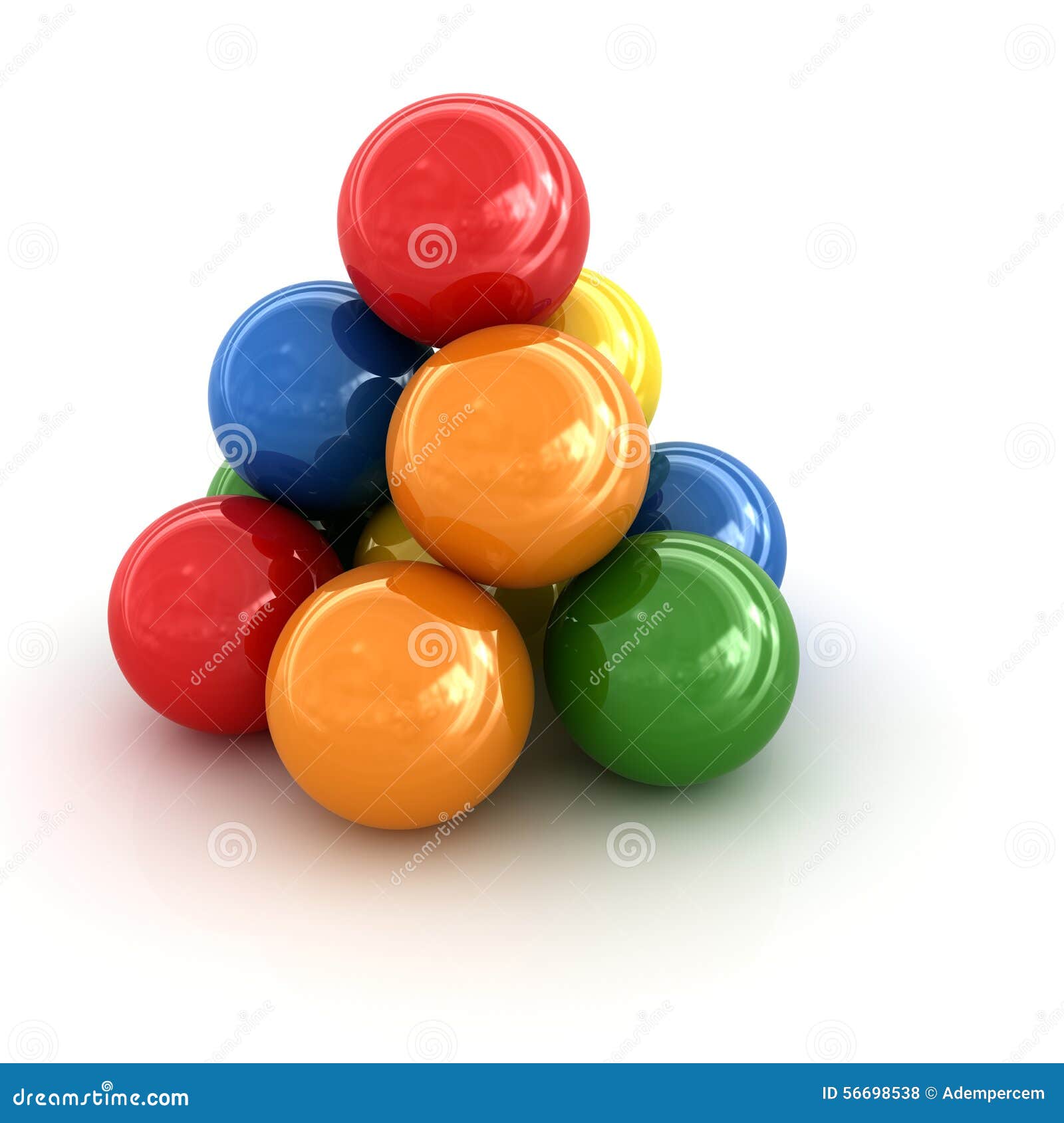 Colorful Ball stock illustration. Illustration of colorful - 56698538