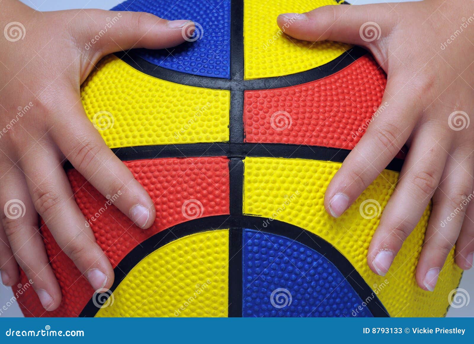 Colorful Ball in hands stock image. Image of holding, game - 8793133