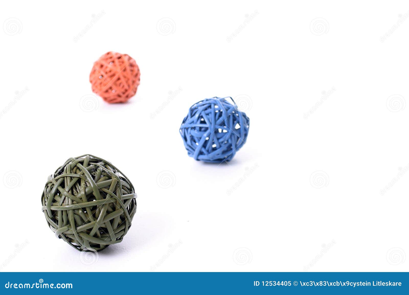 Colorful ball shapes stock image. Image of colorful, three - 12534405