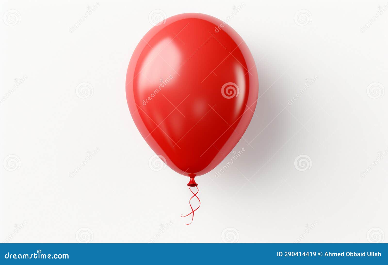 Colorful Balloon on a White Background. Generative by Ai Stock Image ...