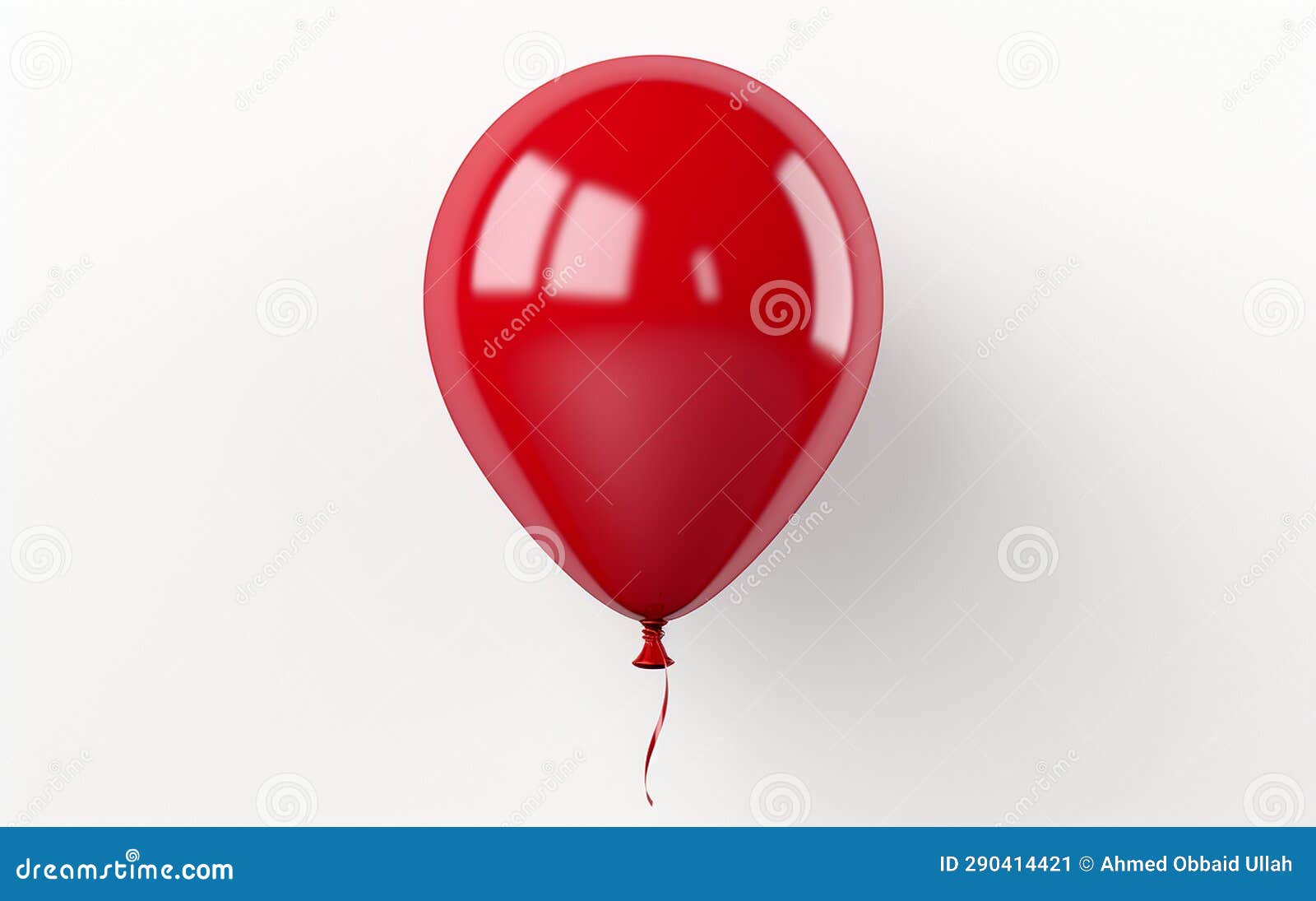 Colorful Balloon on a White Background. Generative by Ai Stock ...
