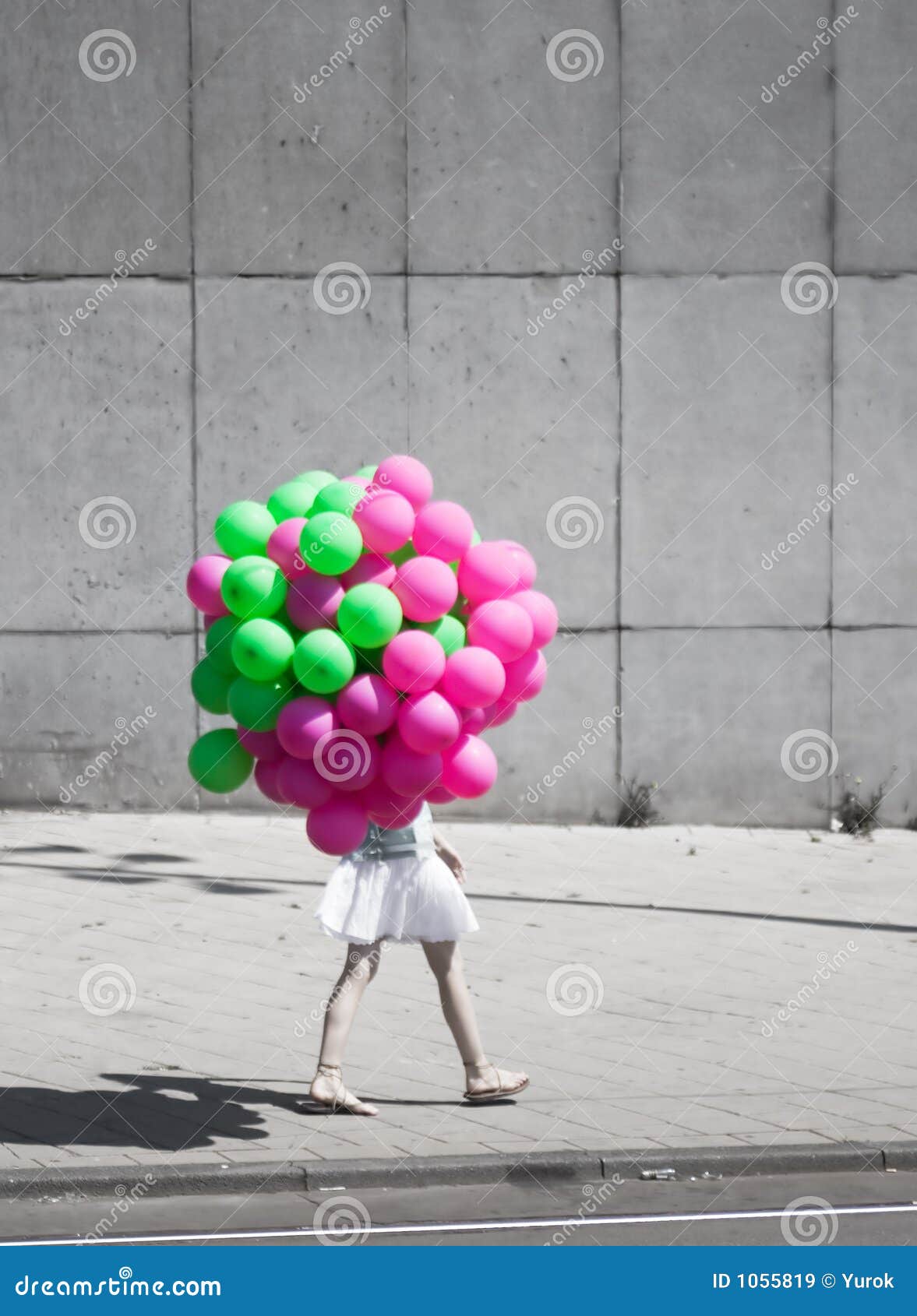 Colorful balloons stock image. Image of hanging, surprise - 1055819
