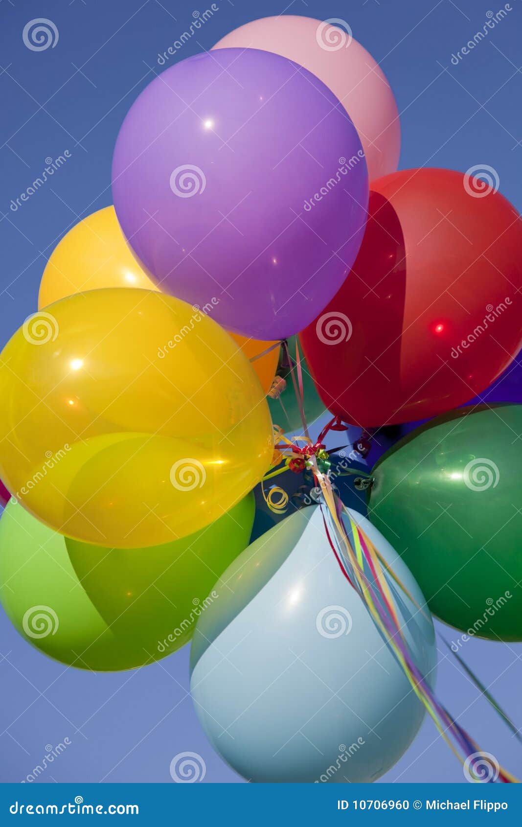 Colorful Balloons stock photo. Image of festival, green - 10706960