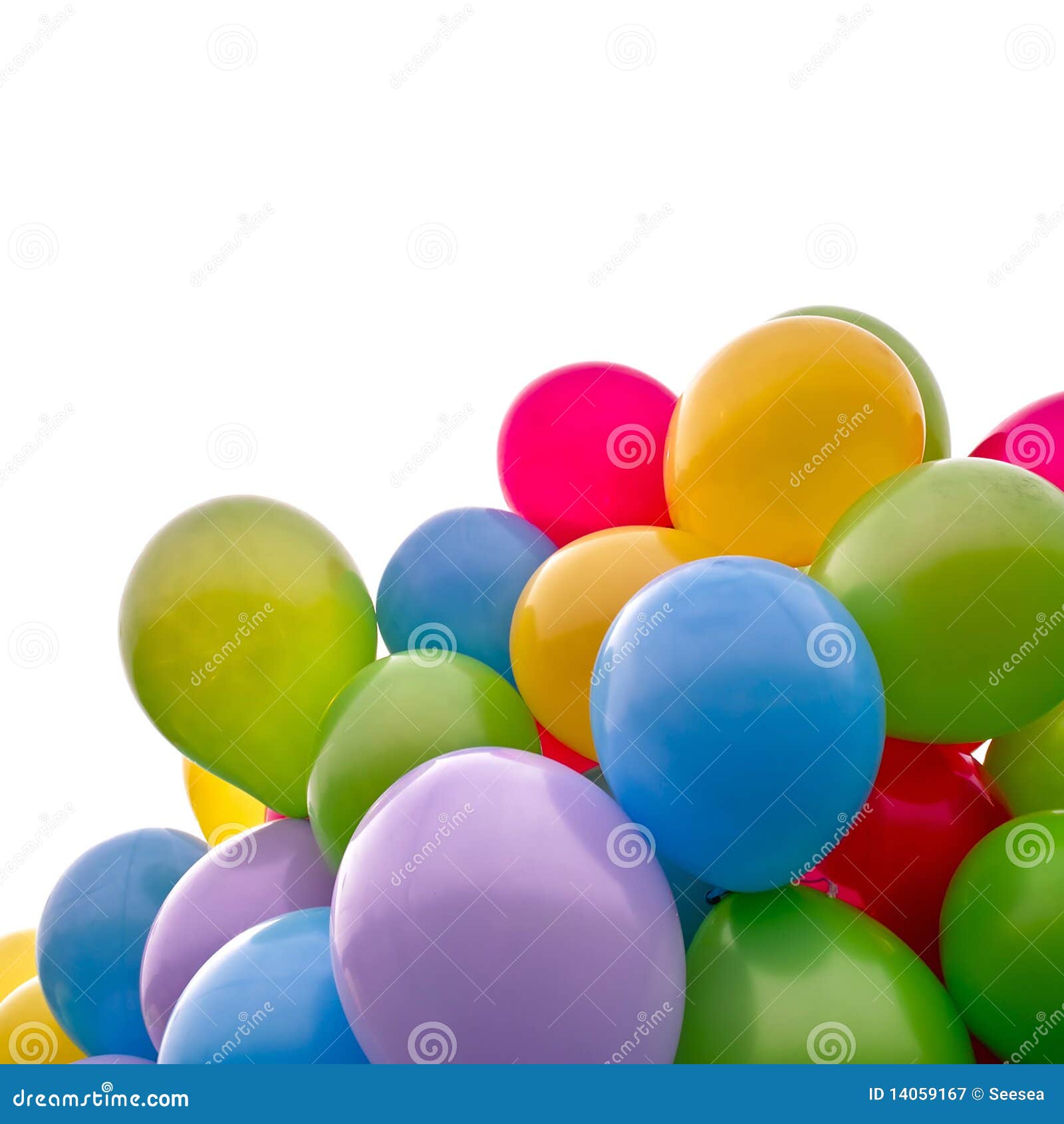 Colorful balloons stock image. Image of colorful, balloon - 14059167