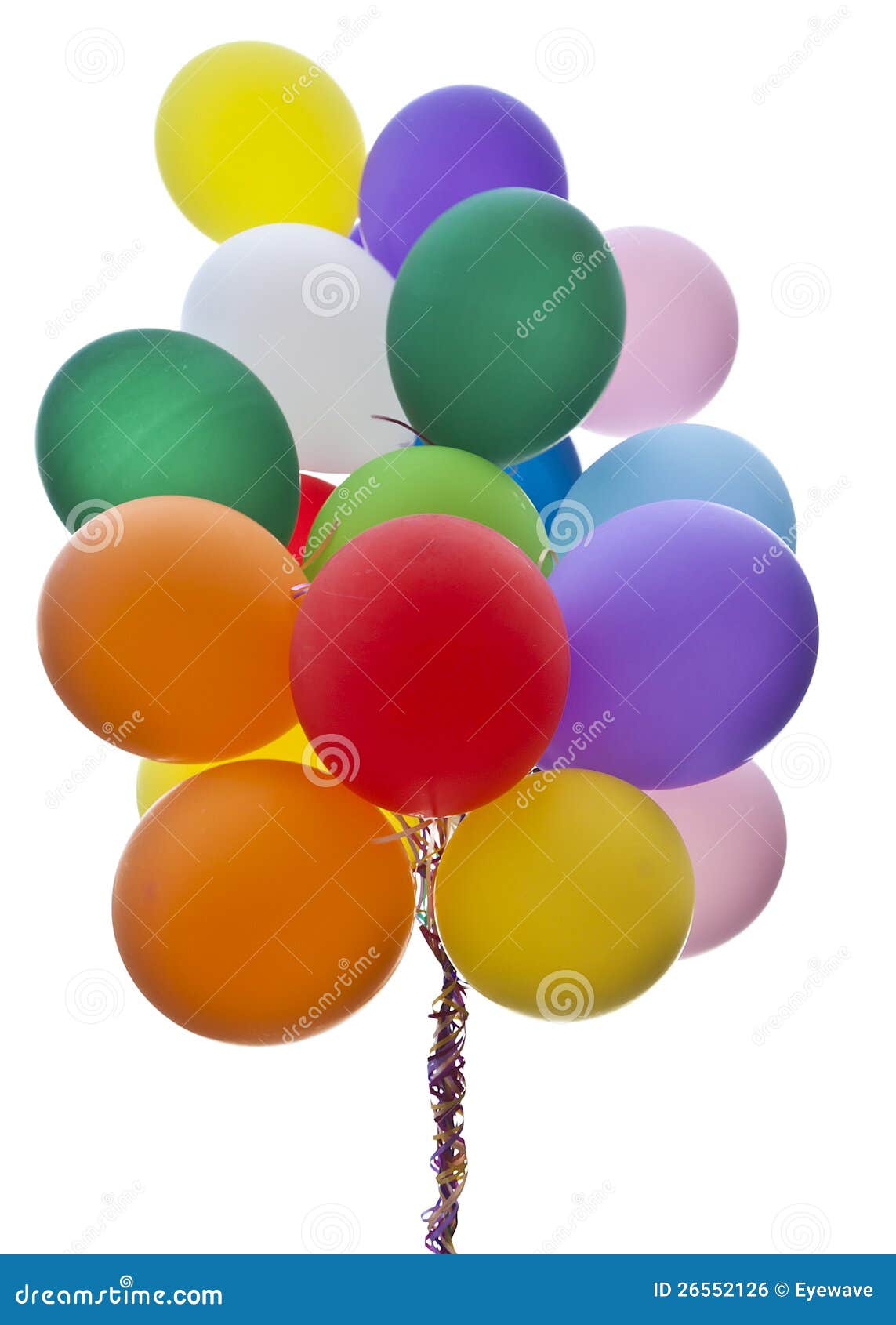 Colorful balloons stock photo. Image of colorful, balloon - 26552126