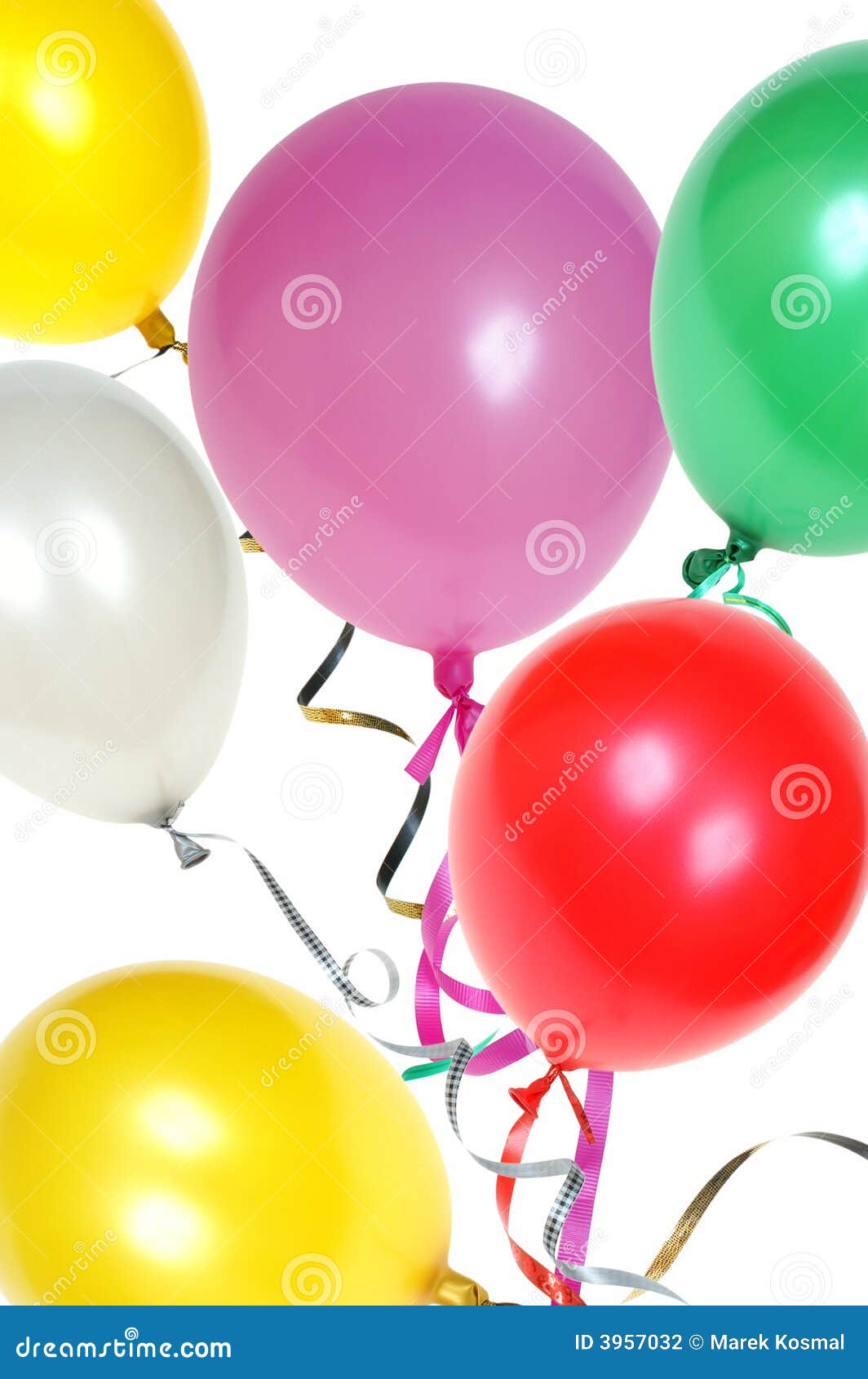 Colorful balloons stock photo. Image of festive, celebrate - 3957032