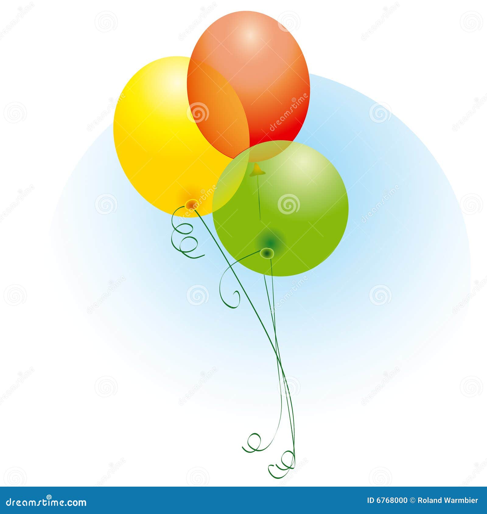 Colorful Balloons stock vector. Illustration of balloon - 6768000