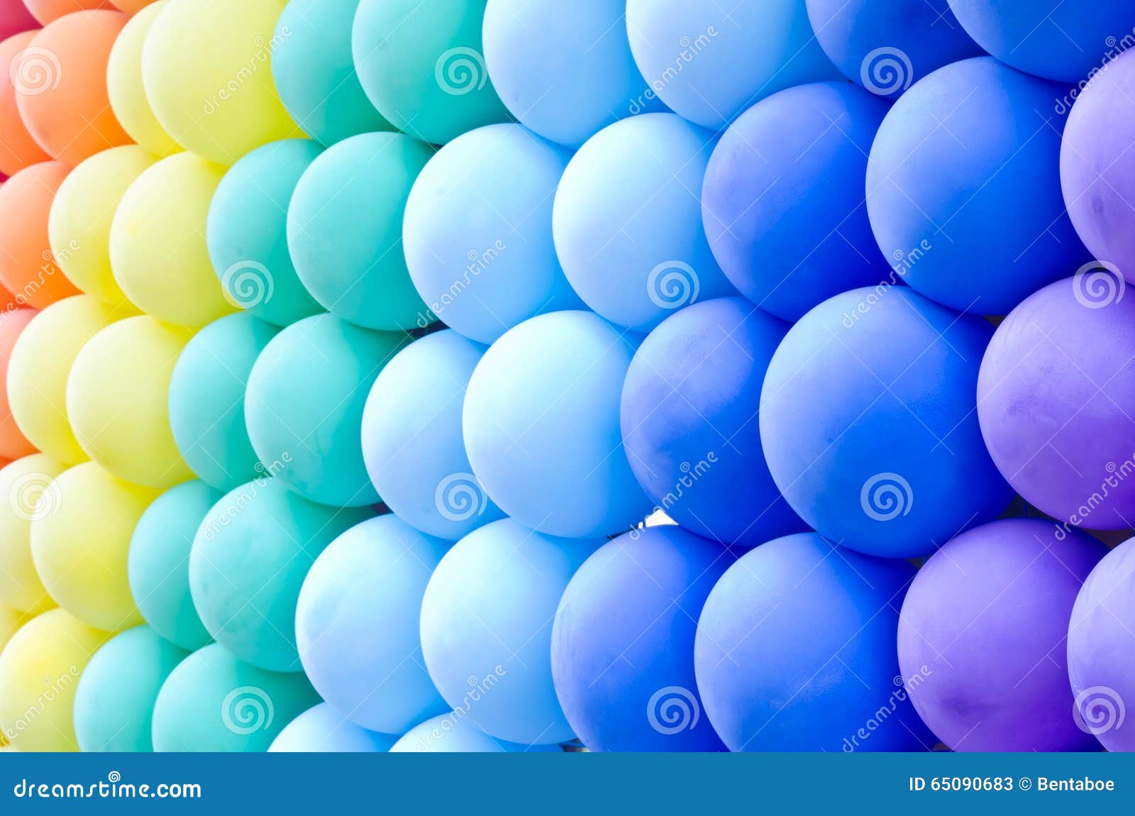 Colorful Balloons Background Stock Image - Image of decoration, blue ...