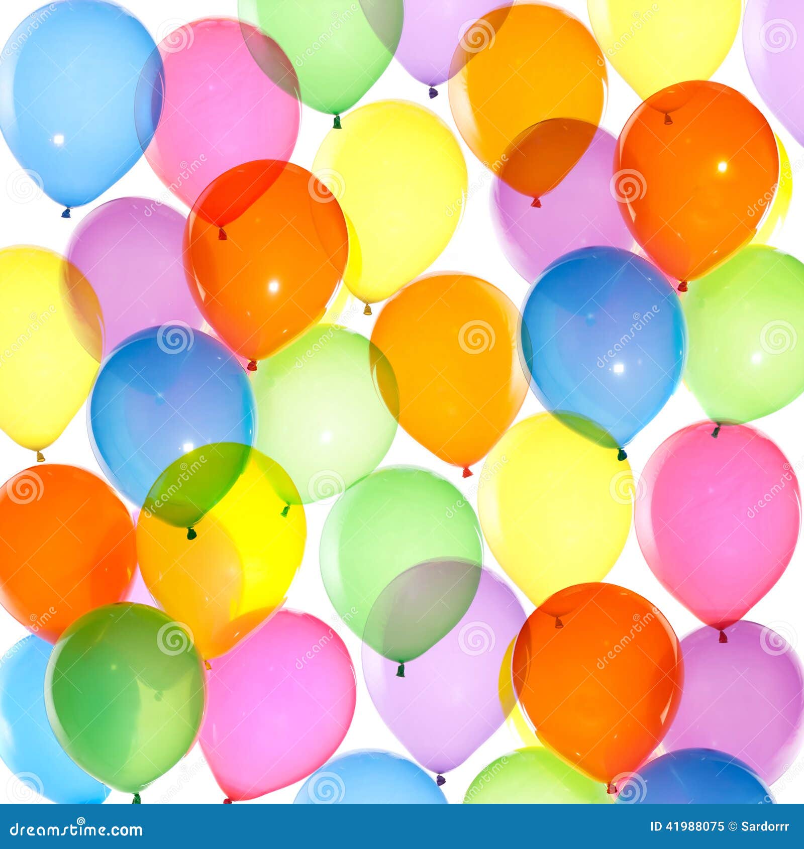 Colorful Balloons Background Royalty-Free Stock Photo | CartoonDealer ...