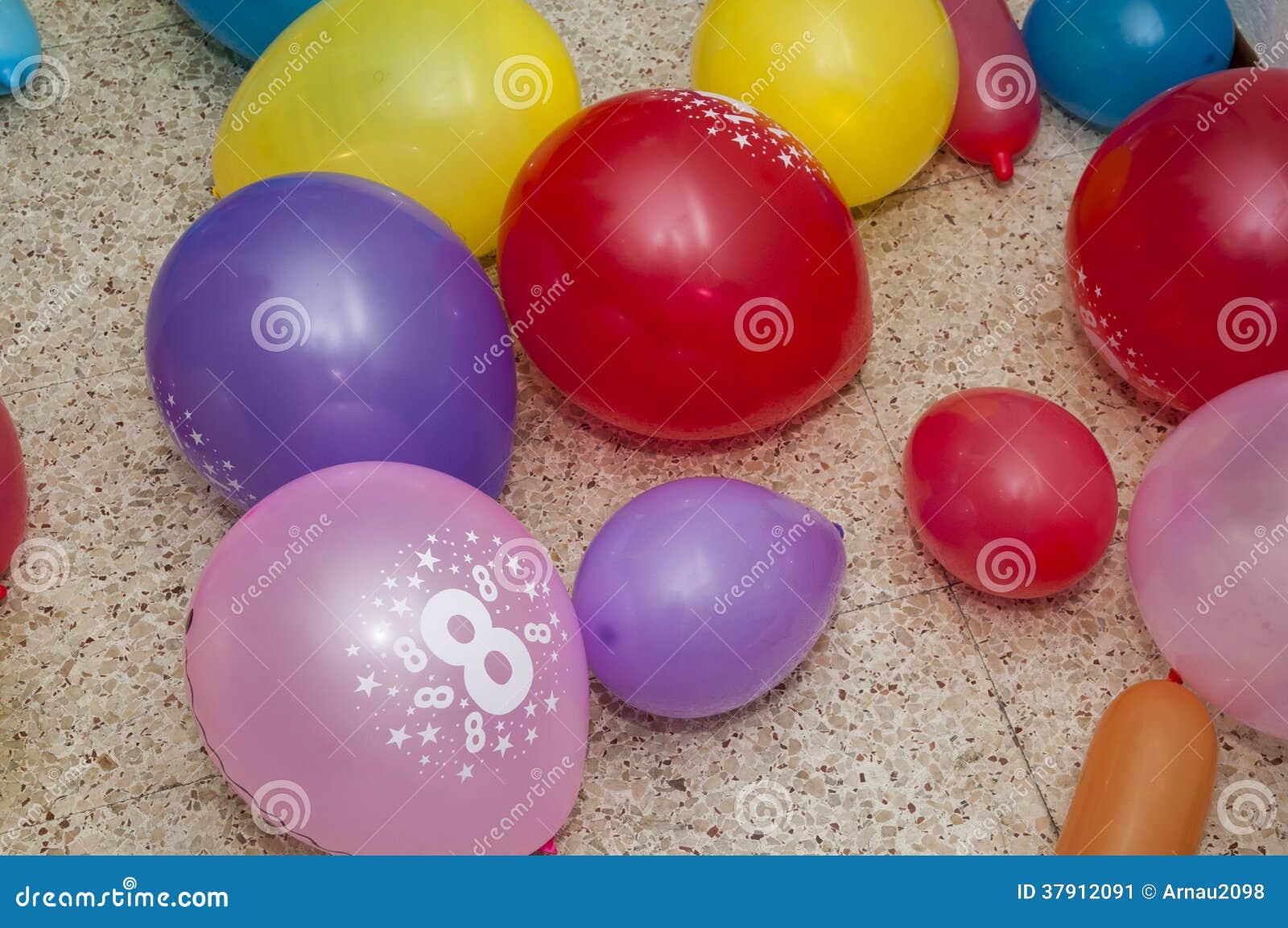 Colorful balloons stock image. Image of baloon, inflatable - 37912091