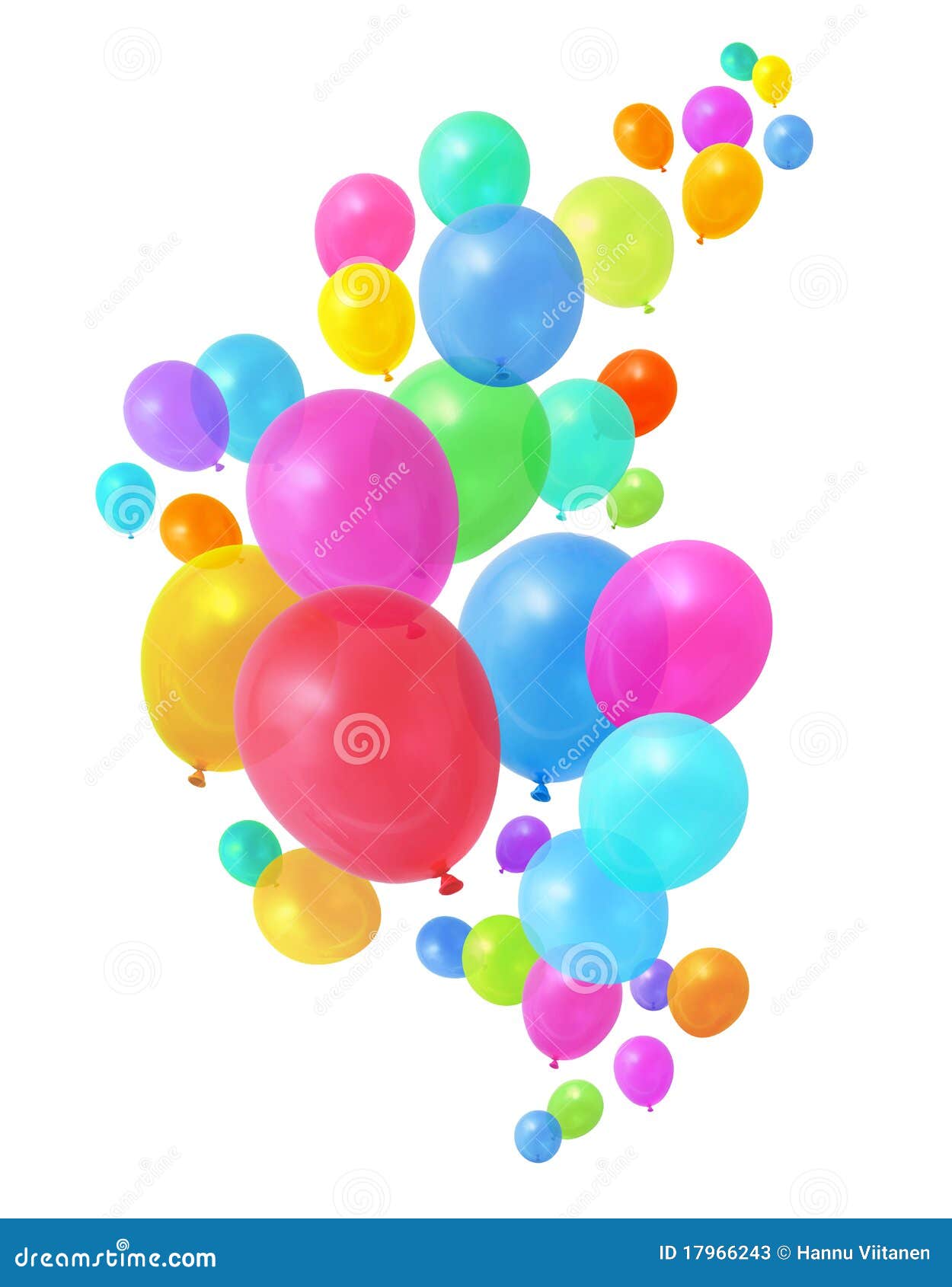 Colorful balloons flying stock image. Image of floating - 17966243