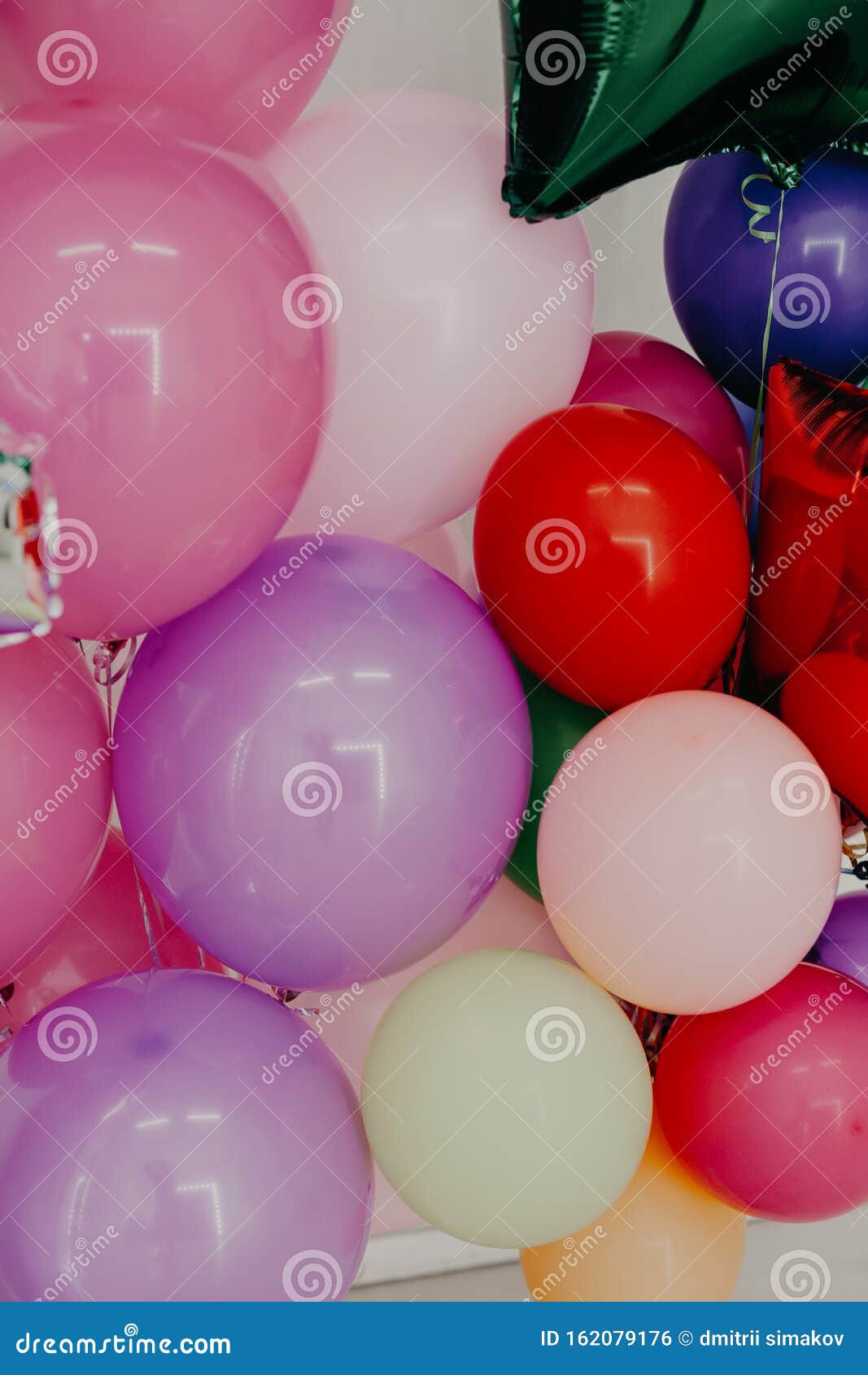 Colorful Balloons on Holiday Nice Good Like Stock Photo - Image of gift ...