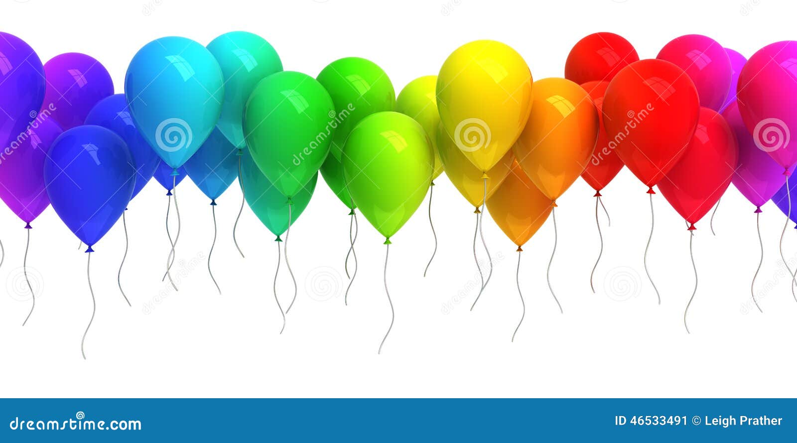 Colorful Balloons. Isolated On A Transparent Background Stock Photo ...