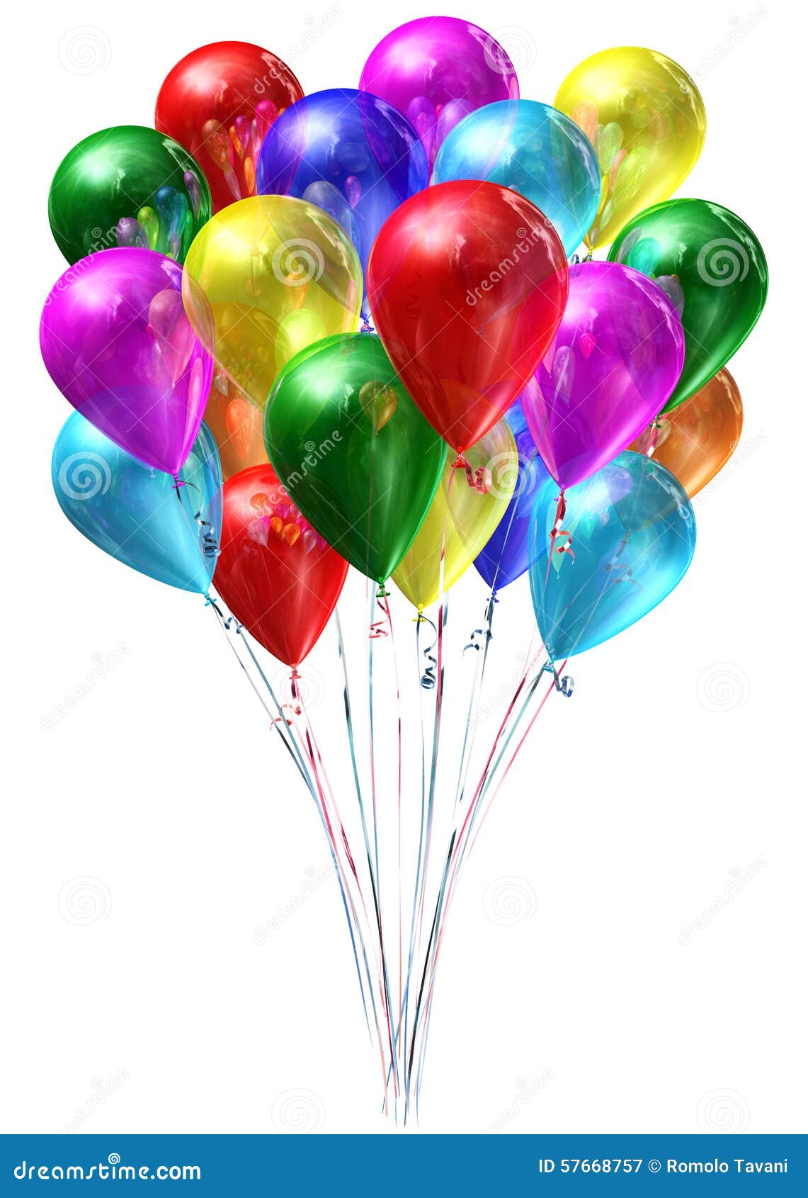 Colorful balloons stock image. Image of surprise, holiday - 57668757