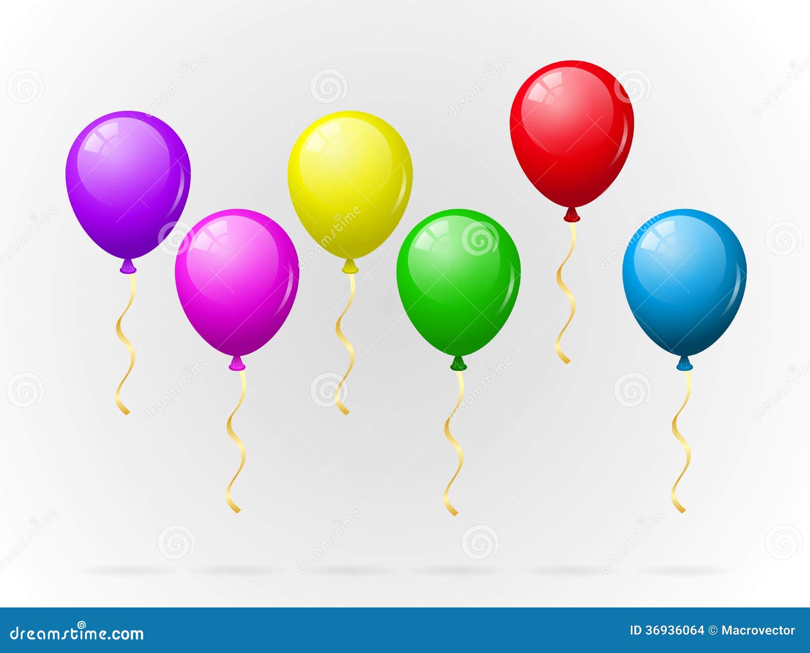 Colorful balloons pack stock vector. Illustration of colorful - 36936064
