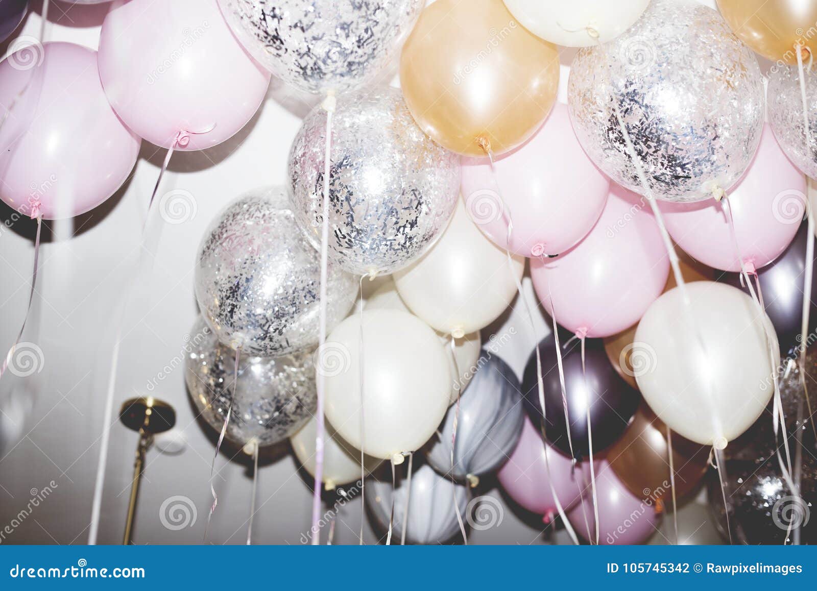 Colorful Balloons in a Party Stock Photo - Image of party, celebrate ...