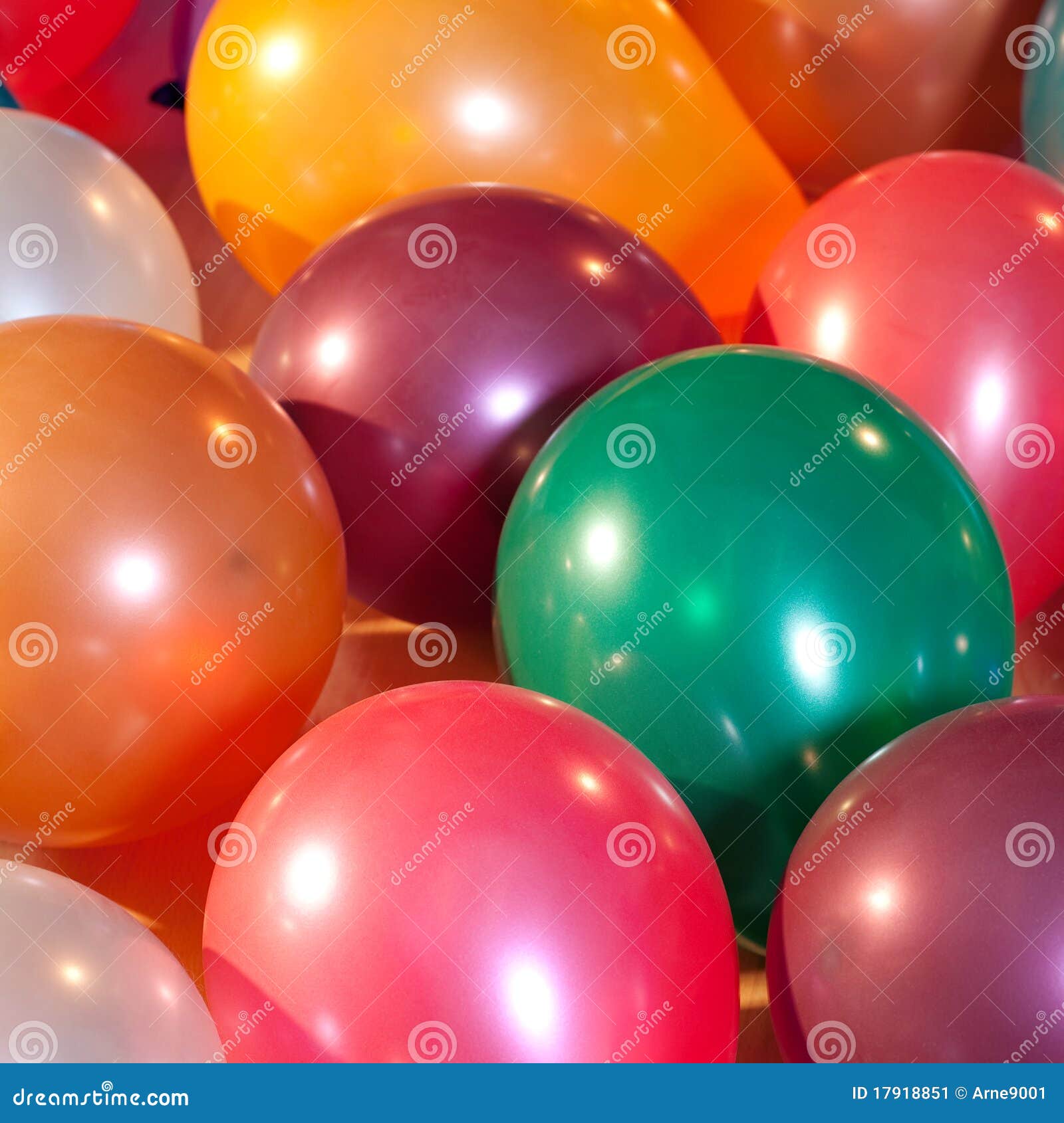 Colorful Balloons at a Party Stock Image - Image of lying, party: 17918851