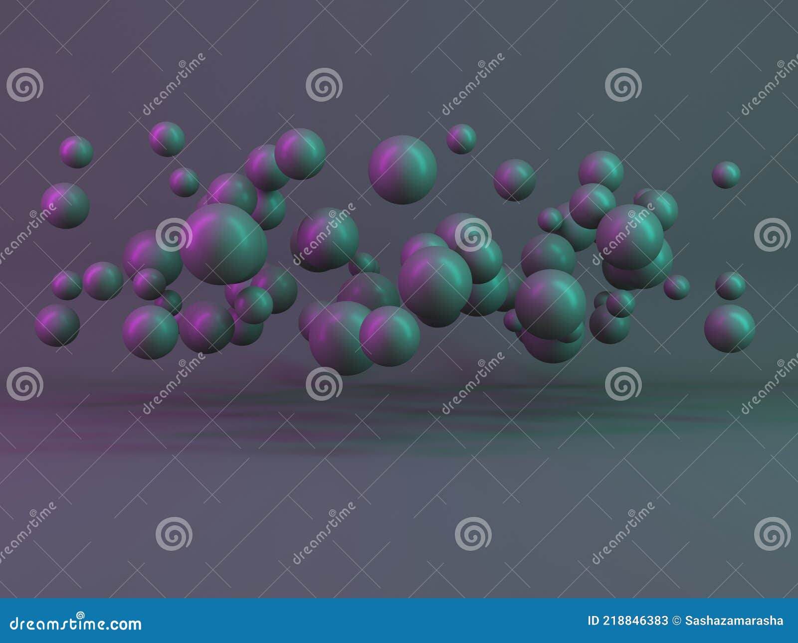 Colorful Balls Abstract Wallpaper Background Stock Illustration ...