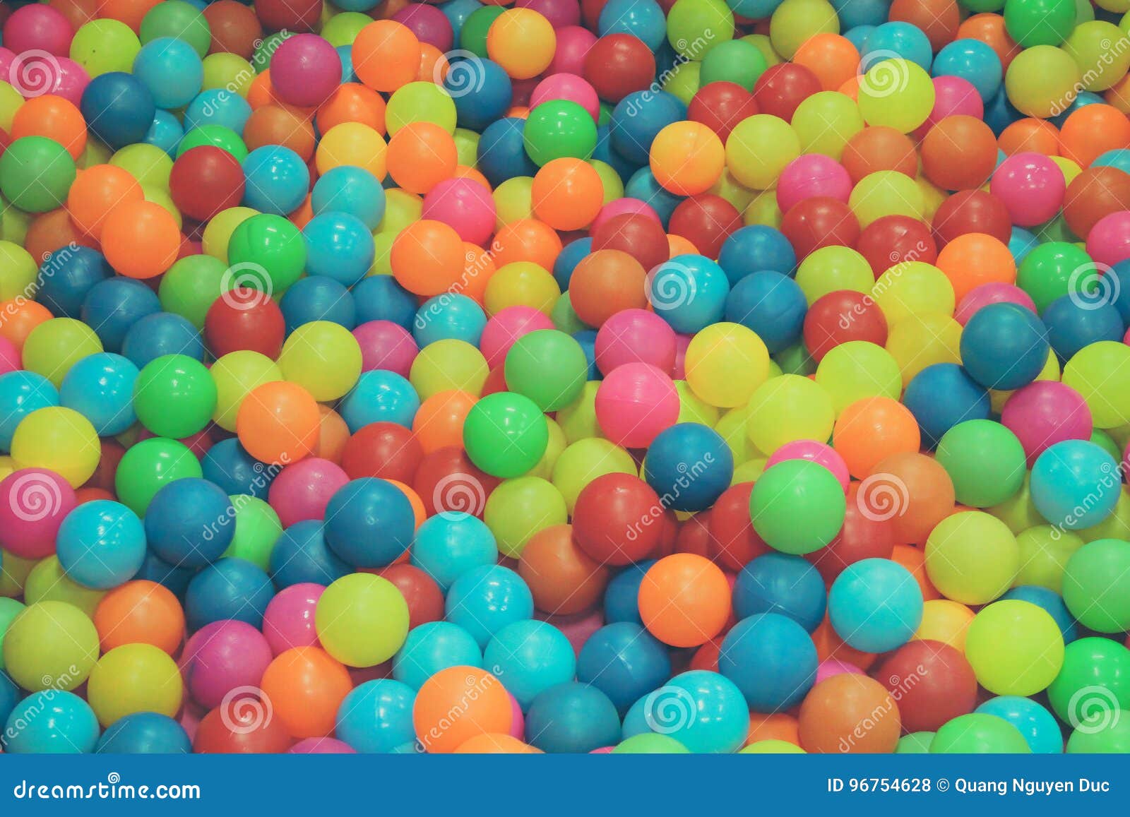 Colorful Balls Background stock photo. Image of blue - 96754628