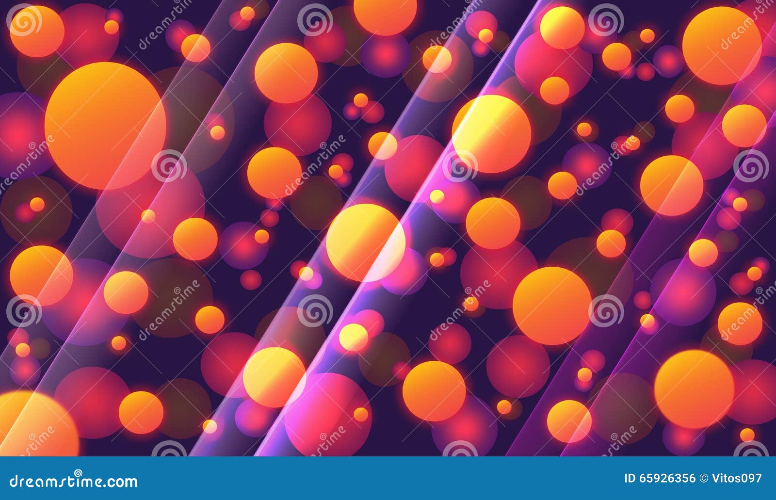 Colorful Balls with lines stock illustration. Illustration of orange ...