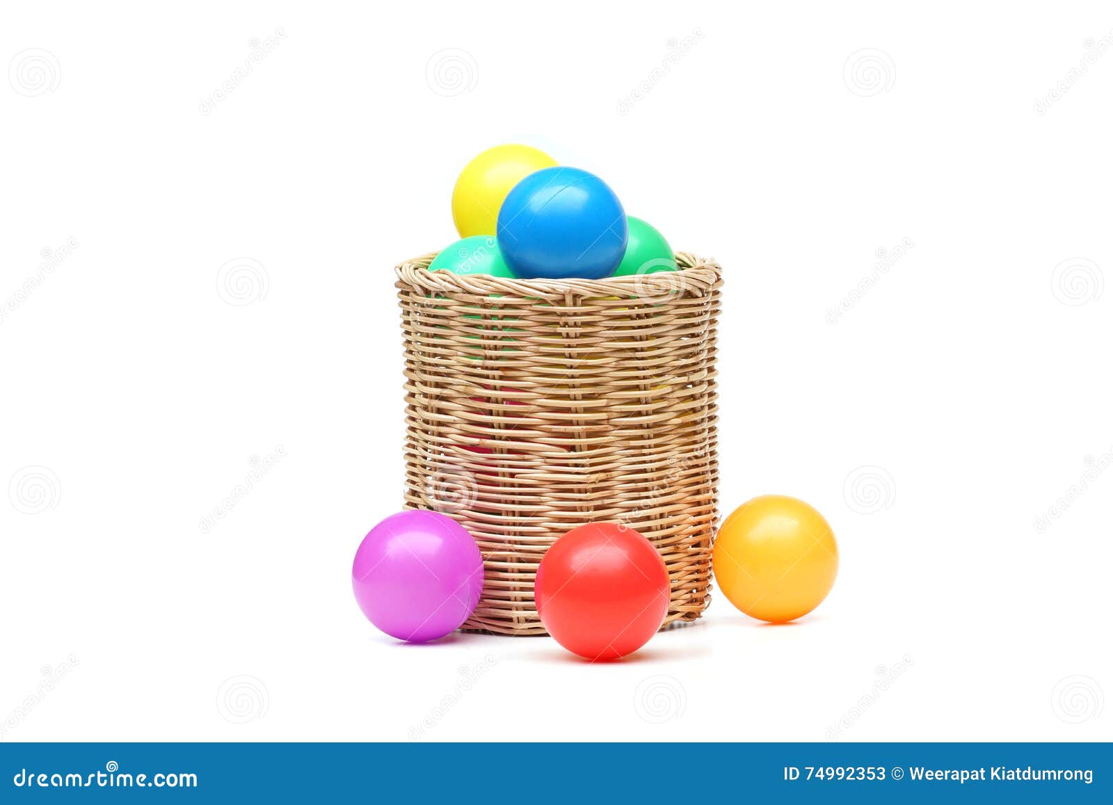 Colorful balls stock image. Image of text, space, play - 74992353