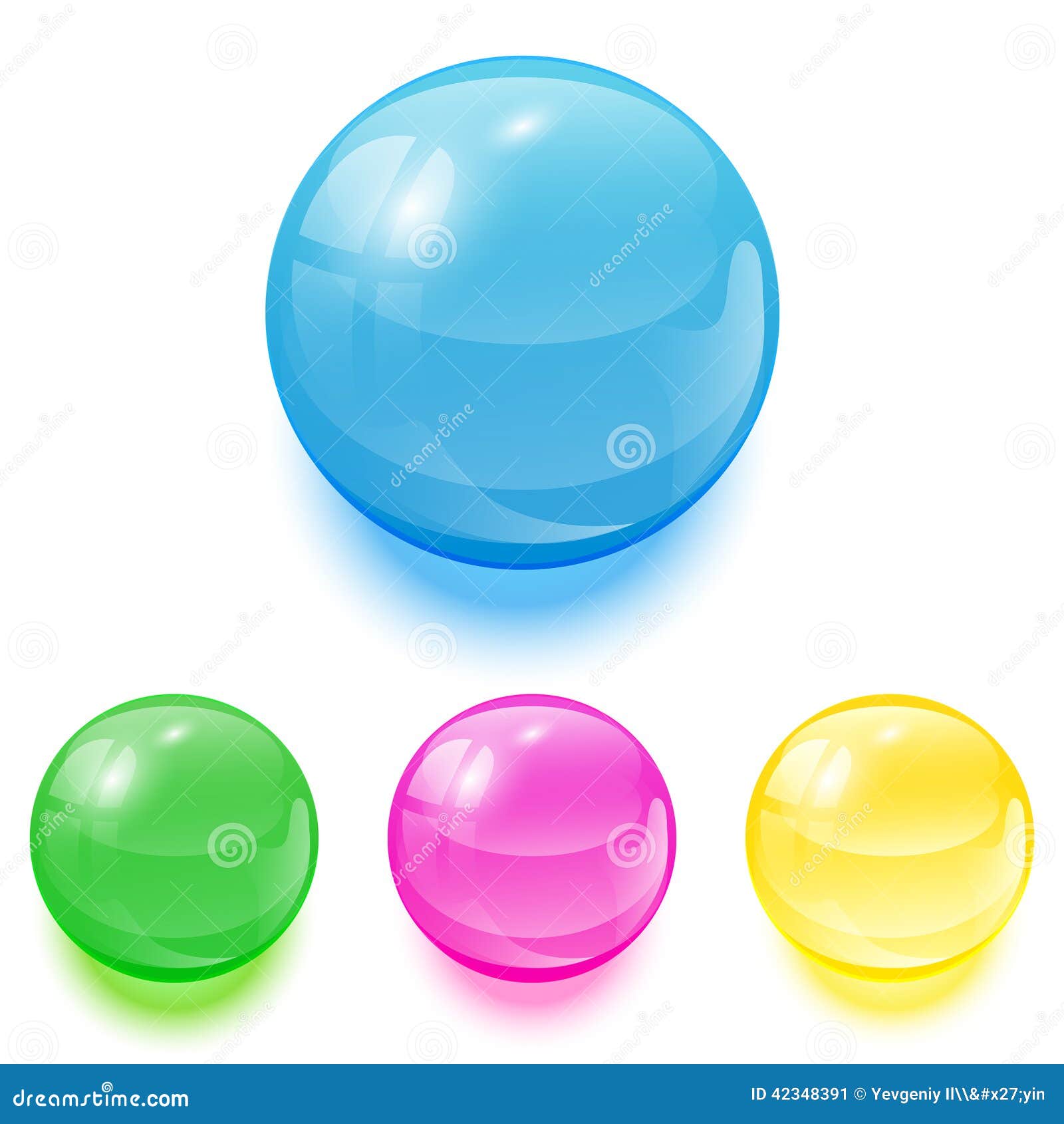Colorful balls stock vector. Illustration of christmas - 42348391