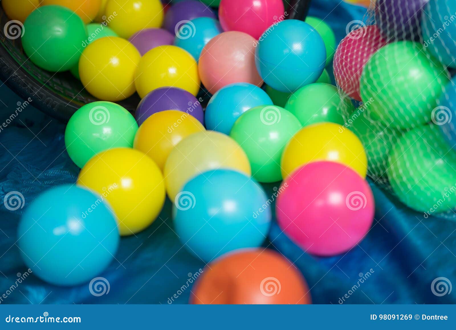 Colorful Balls To Play and Fun Stock Image - Image of light, childhood ...