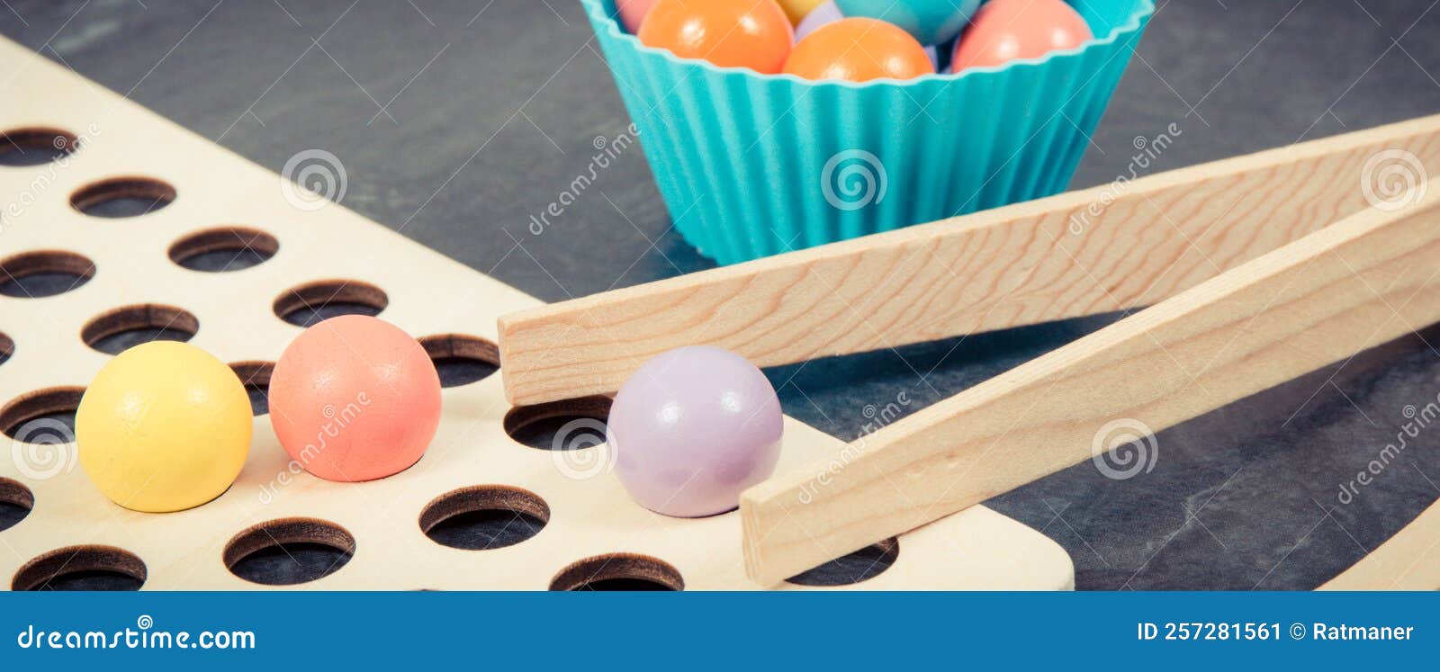 Colorful Balls Using for Playing and Development of Kids Motor Skills ...