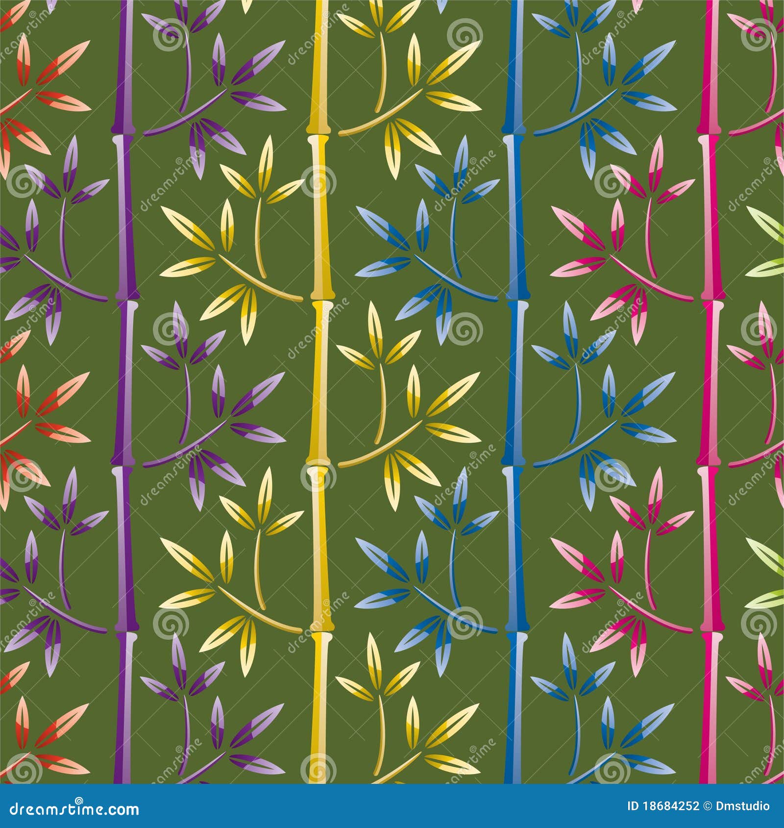 Colorful Bamboo Wallpaper: Hyper-detailed, Realistic Scenery In Dark ...