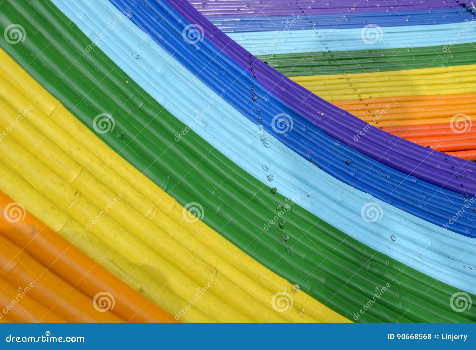Colorful Bamboo Texture Close Up Stock Photo - Image of decorative ...