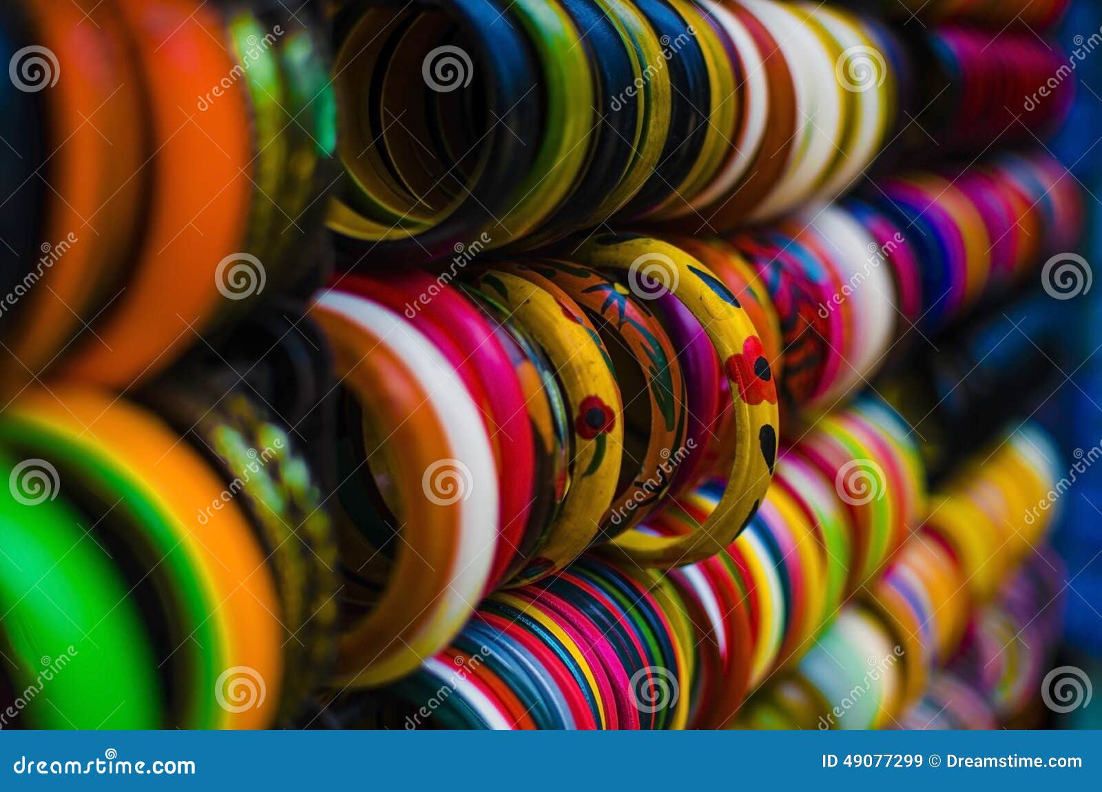 Colorful Bangles stock image. Image of yellow, bangles - 49077299