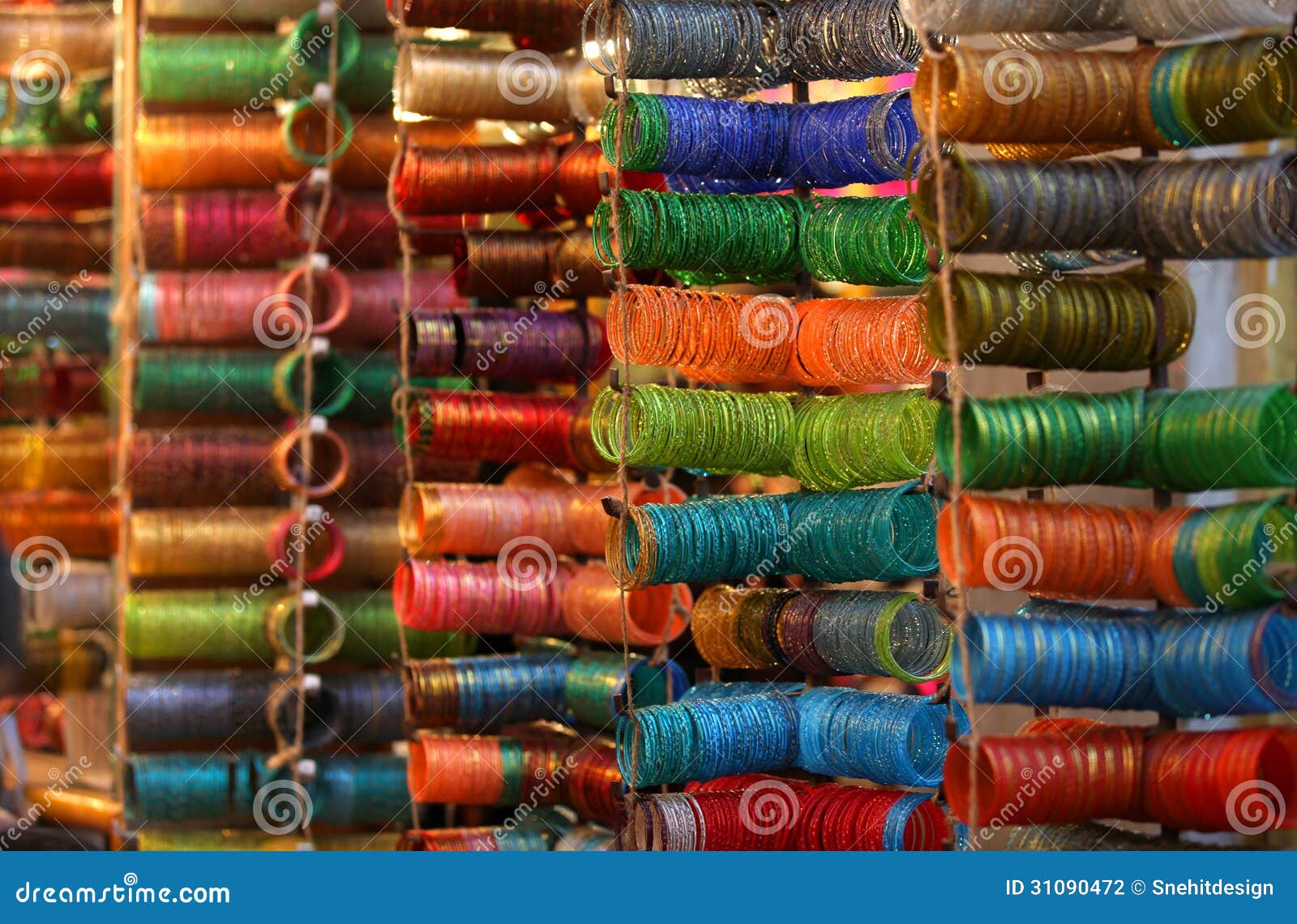 Colorful bangles stock photo. Image of horizontal, cheap - 31090472